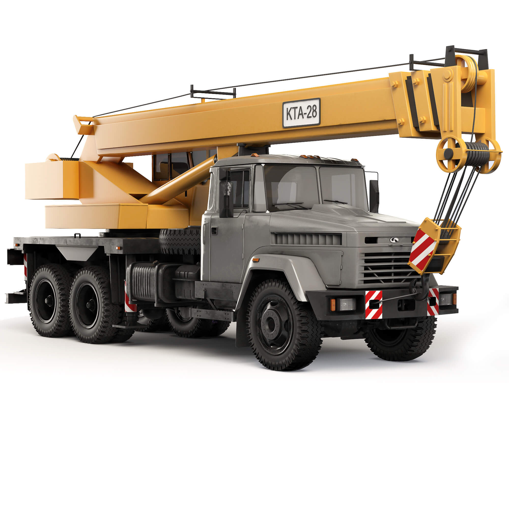 KrAZ 65053 KTA-28 2008 3D Model by podshyvalov