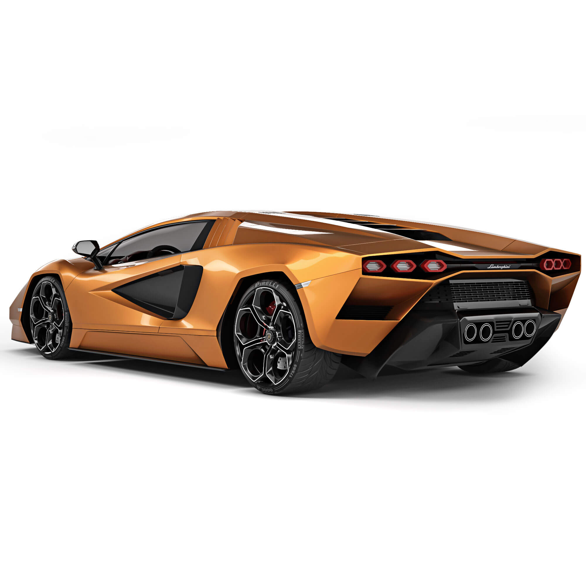 Lamborghini Countach LPI 800-4 2021 3D Model by podshyvalov