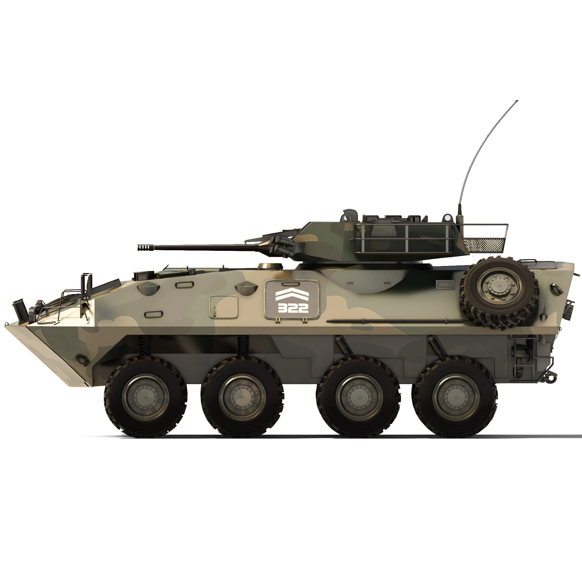 LAV-25 BTR 2005 3D Model by podshyvalov