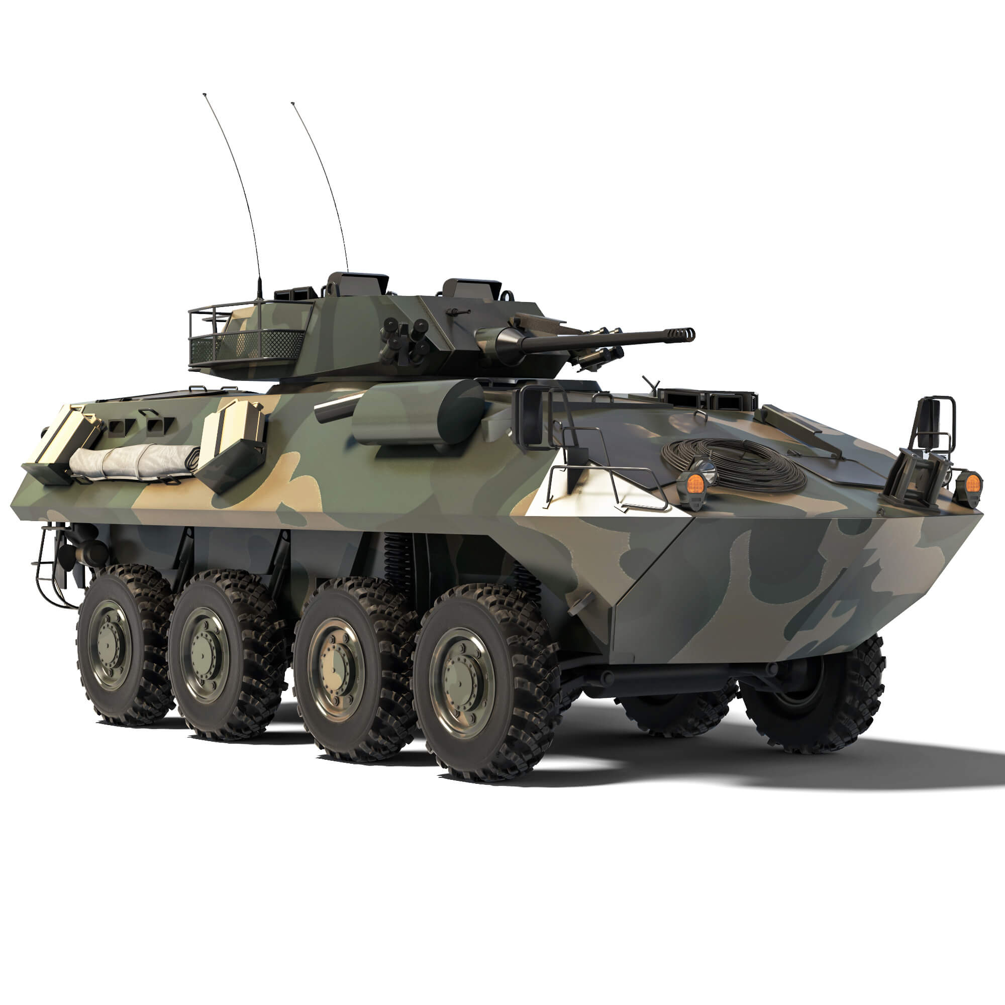 LAV-25 BTR 2005 3D Model by podshyvalov