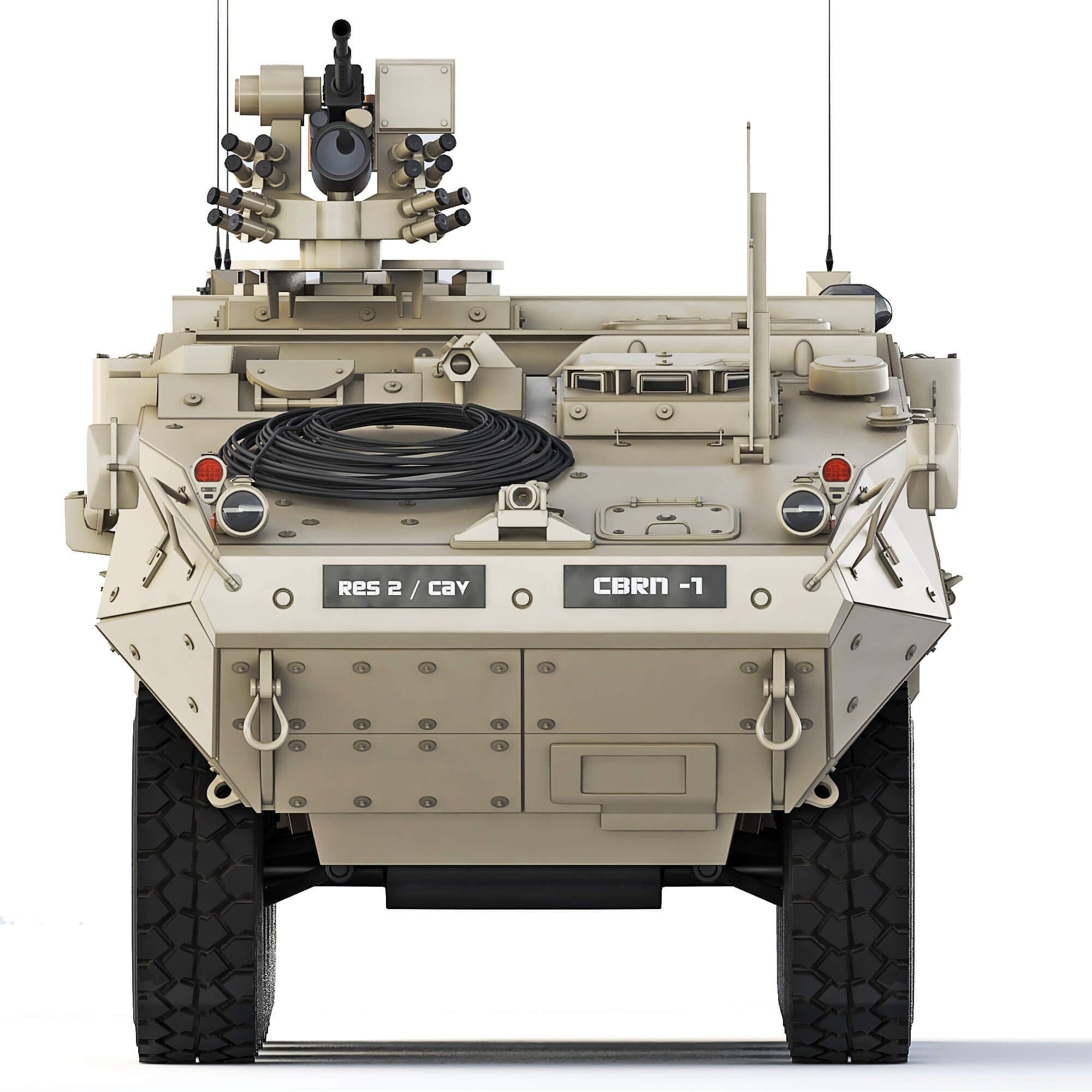 M1126 Stryker 2002 - 3D Model by podshyvalov