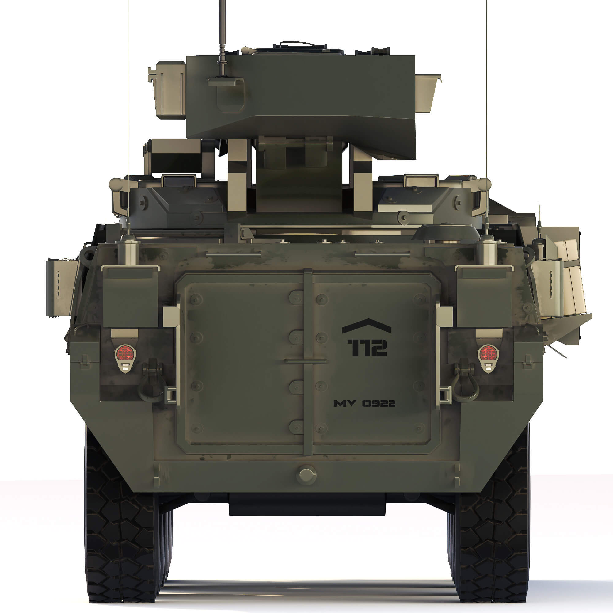 M1128 Stryker Mgs 2003 - 3D Model by podshyvalov