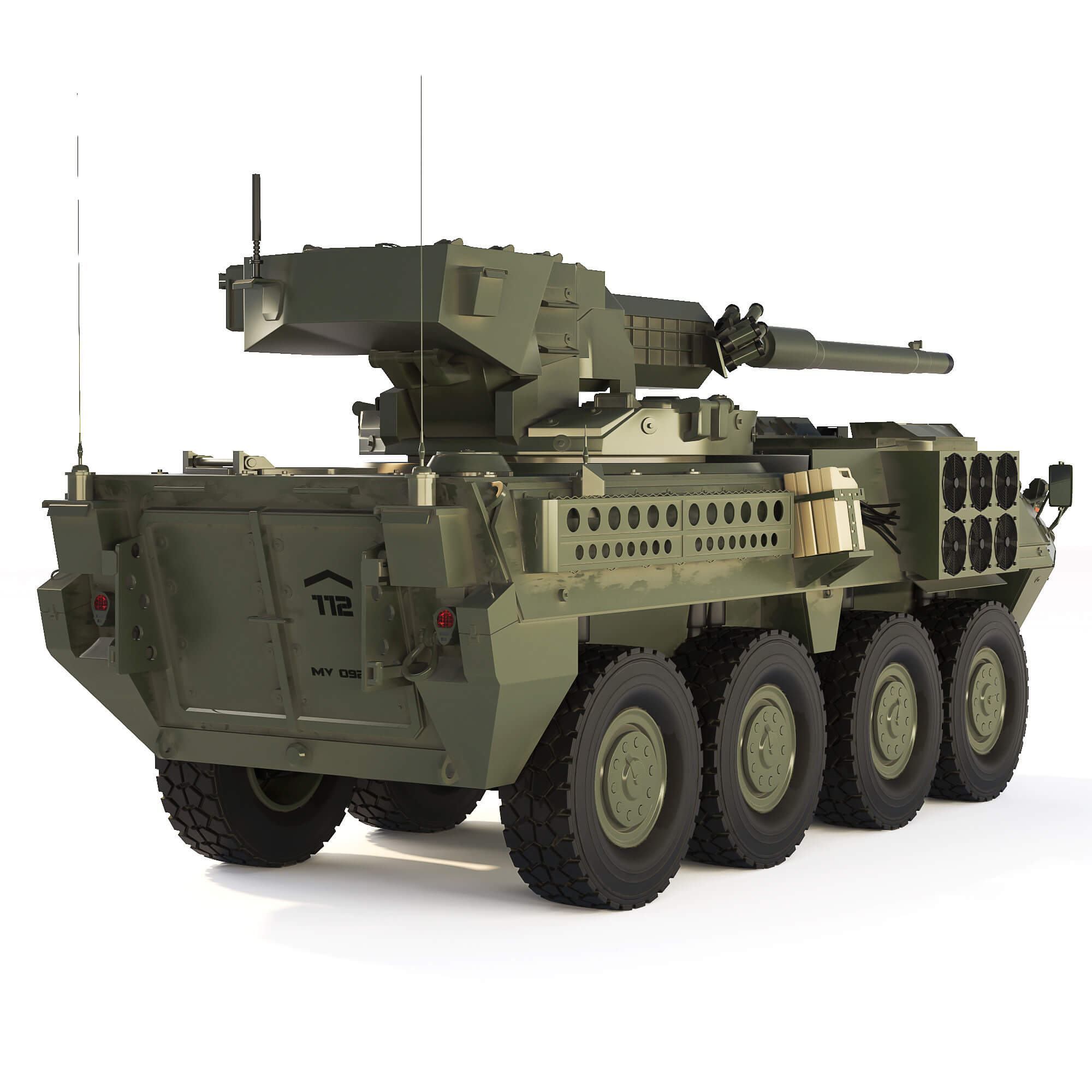 M1128 Stryker Mgs 2003 - 3D Model by podshyvalov