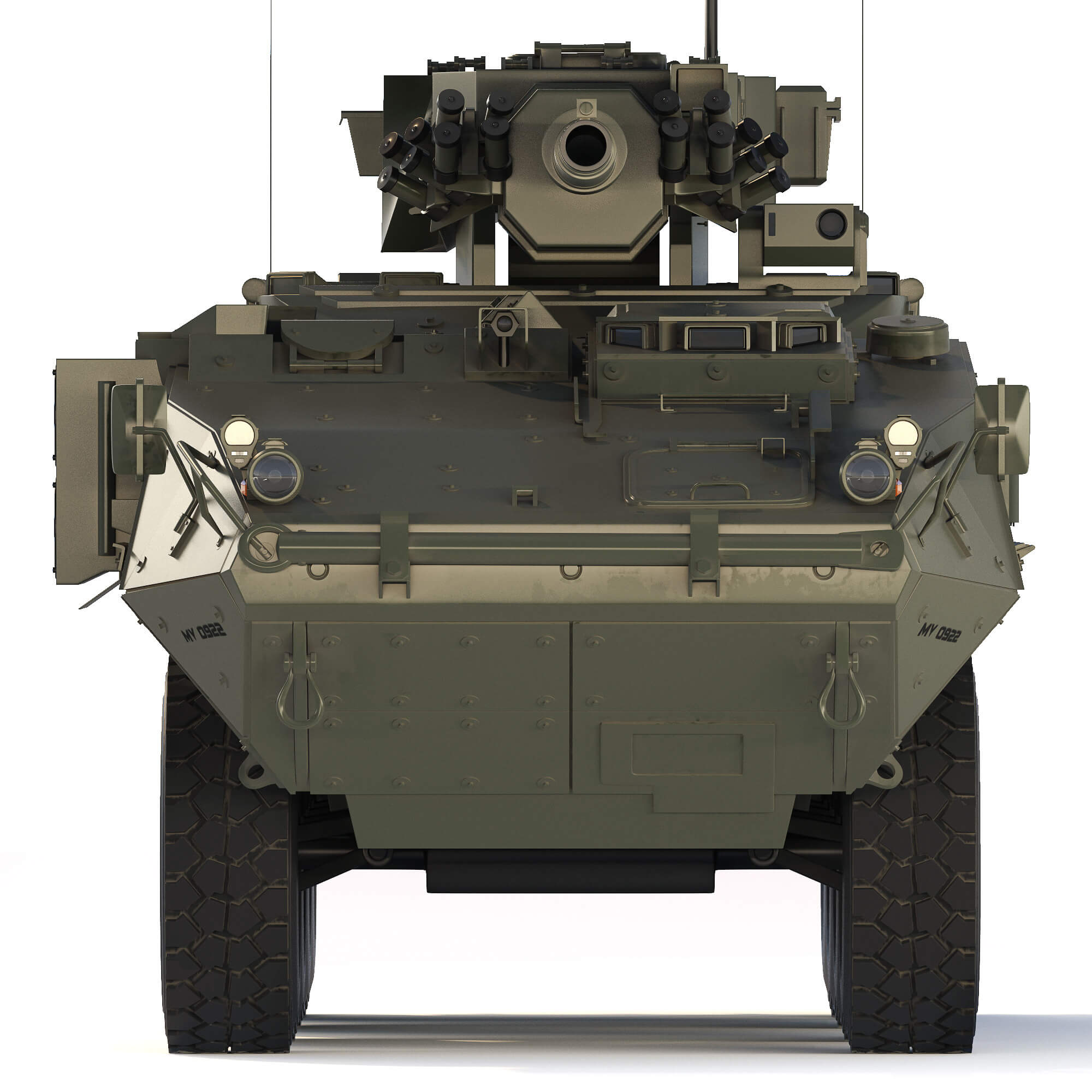 M1128 Stryker Mgs 2003 - 3D Model by podshyvalov