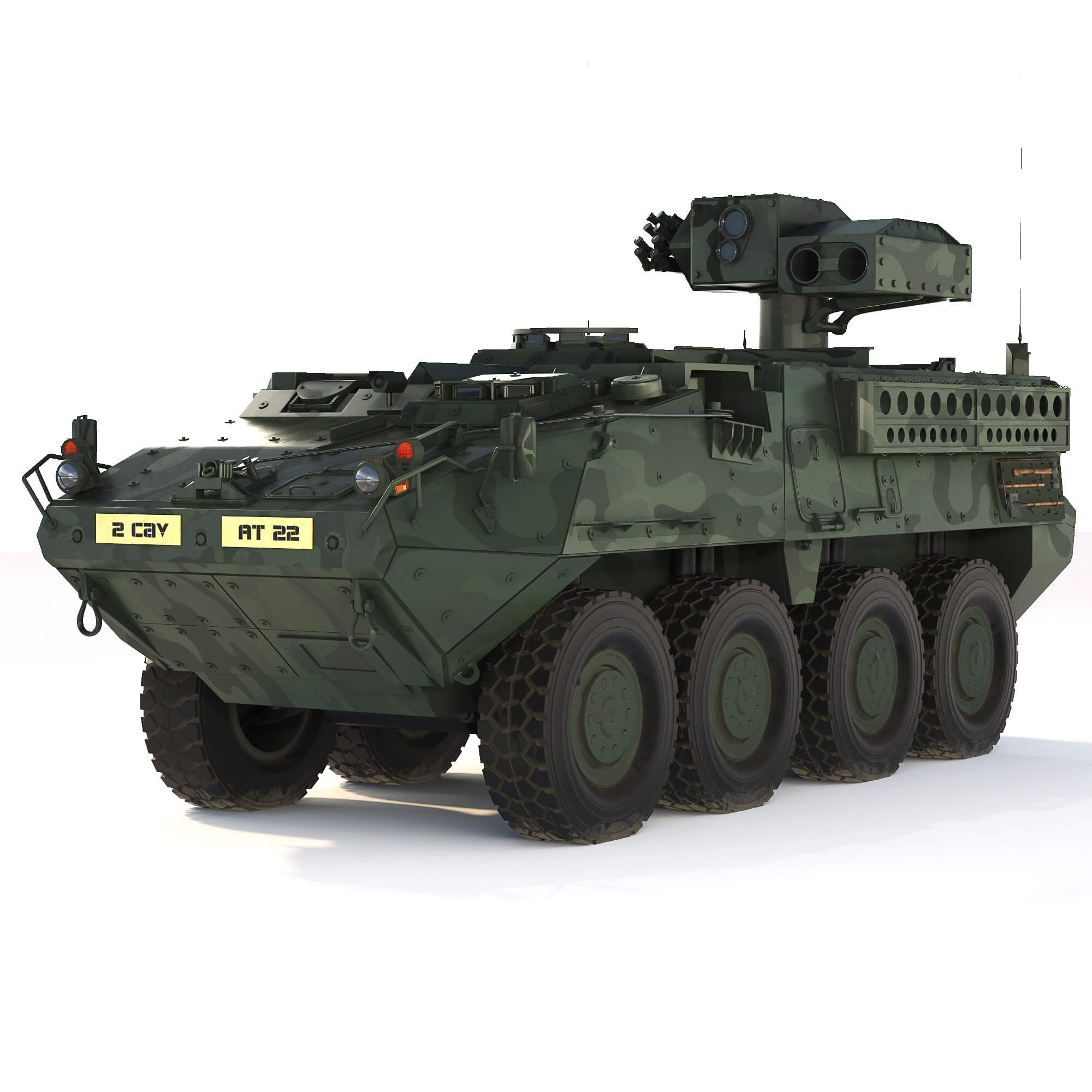 M1134 ATGM Stryker 2008 - 3D Model by podshyvalov