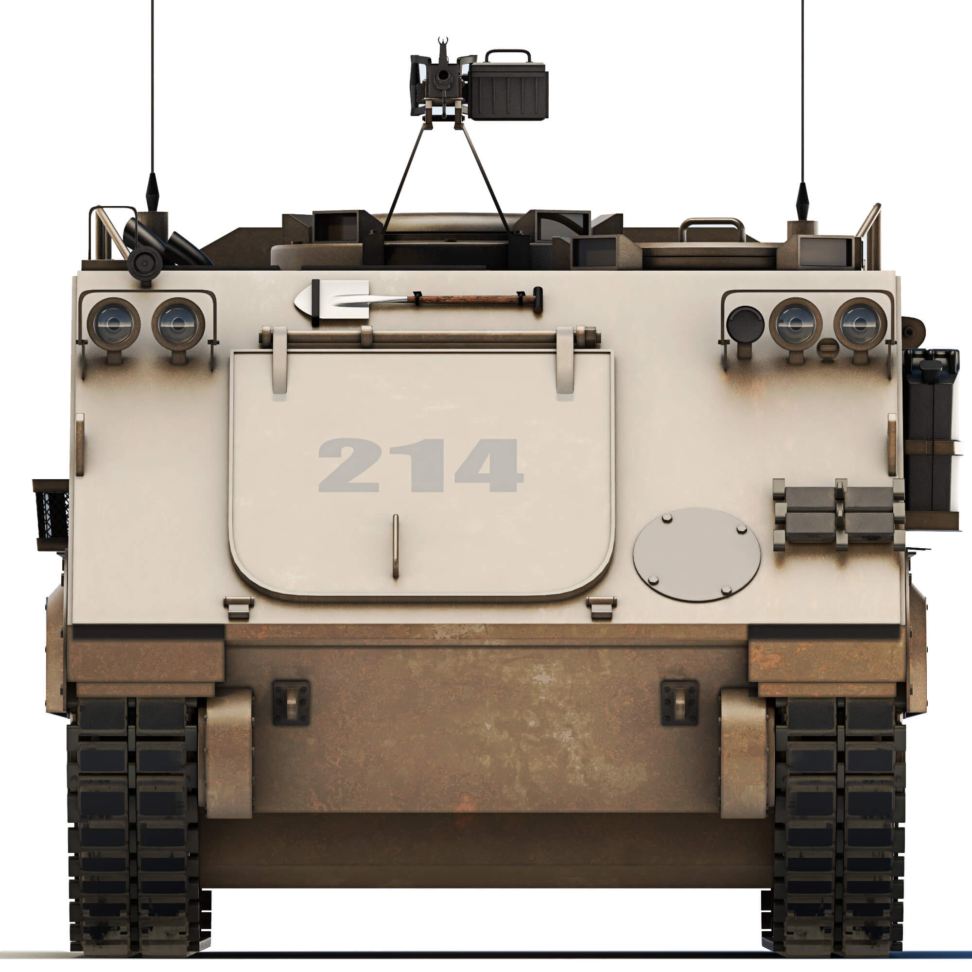 APC M113 A1 1963 - 3D Model by podshyvalov