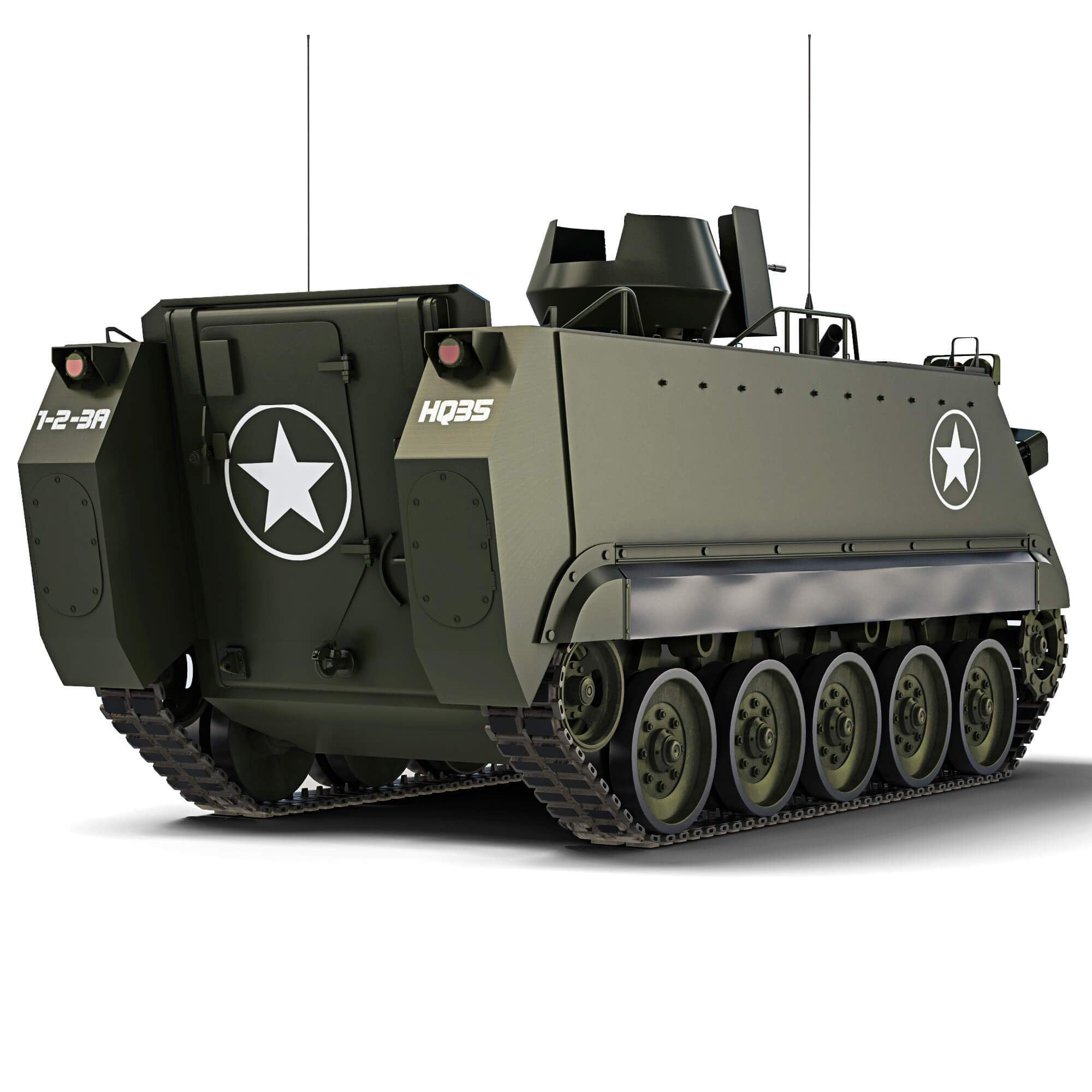 APC M113 A3 1987 - 3D Model by podshyvalov