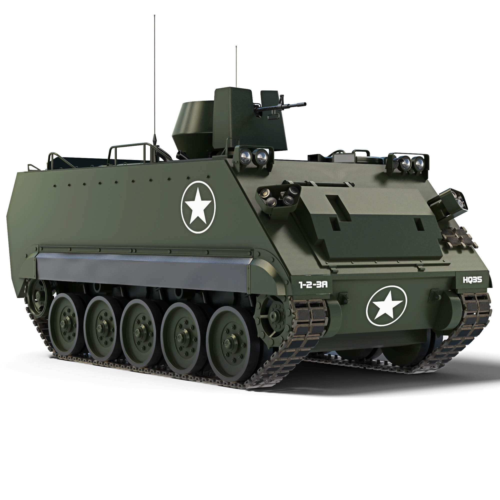 APC M113 A3 1987 - 3D Model by podshyvalov