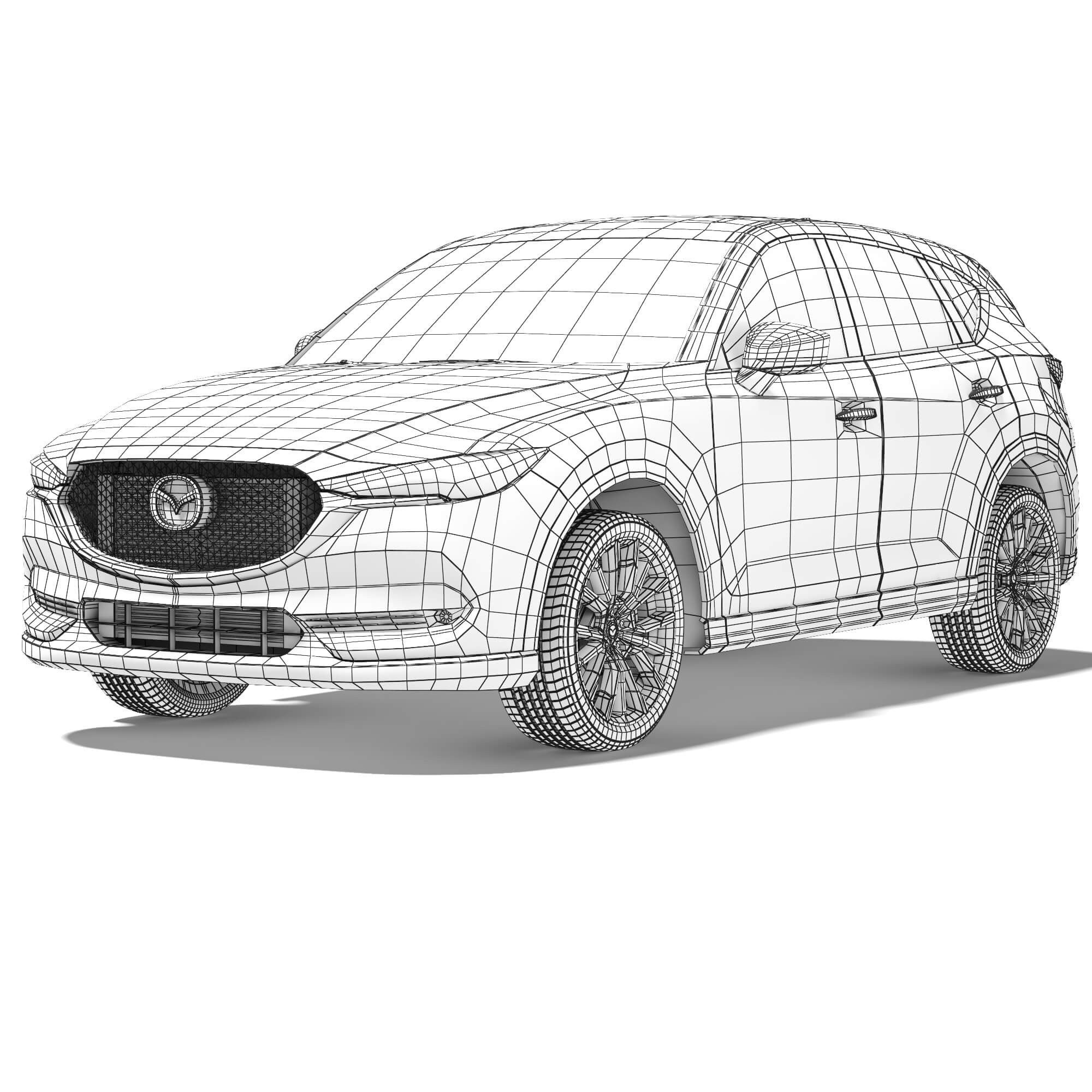 Mazda CX-5 2017 3D Model by podshyvalov