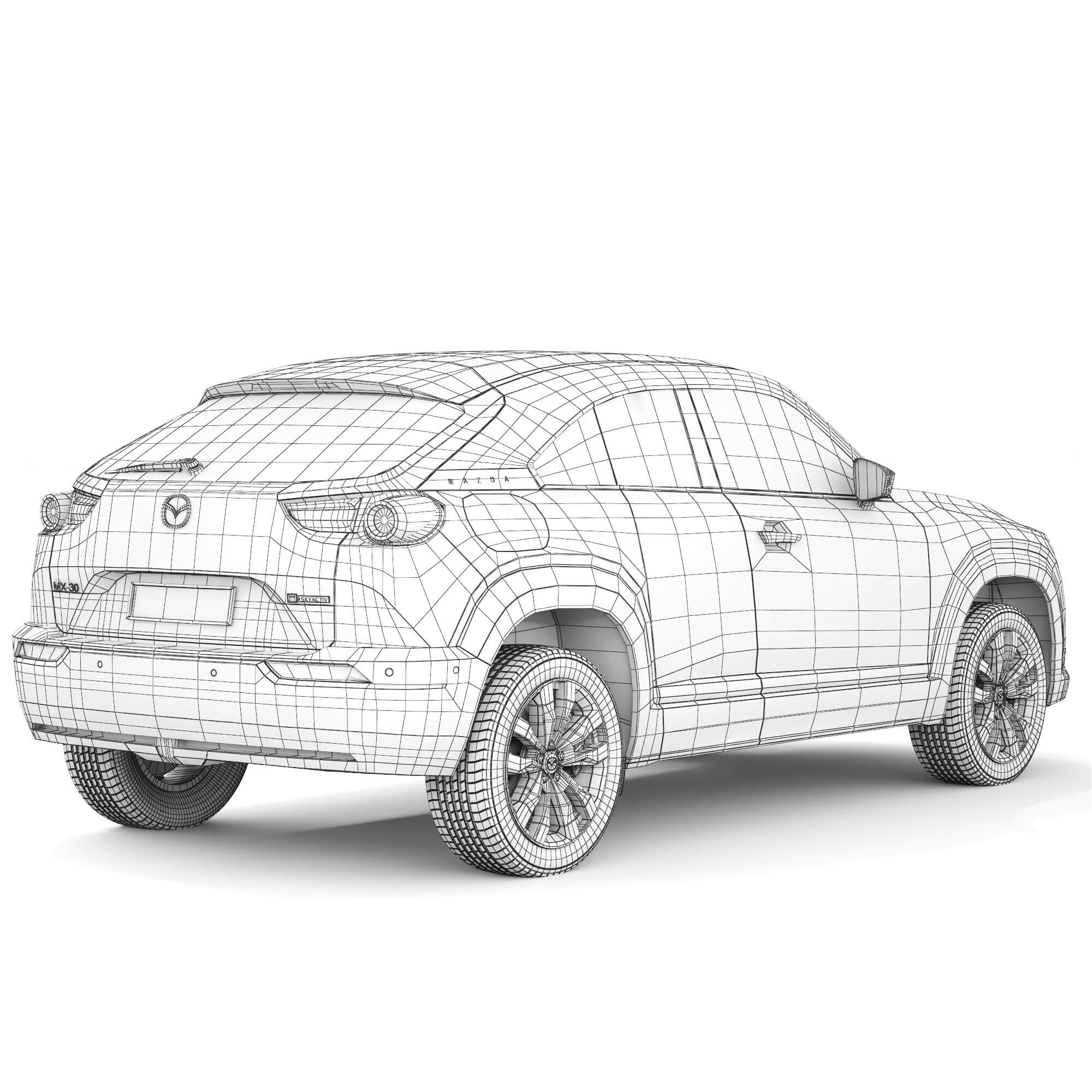 Mazda MX-30 2021 3D Model by podshyvalov