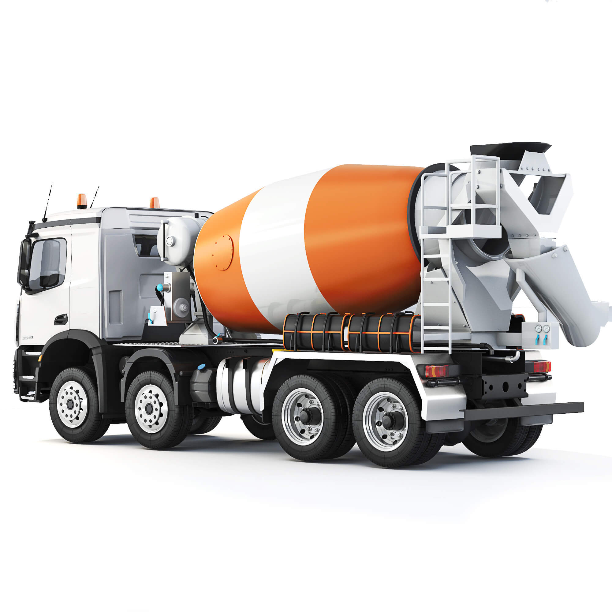 Mercedes-Benz Arocs 3540 Concrete Mixer 2022 3D Model by podshyvalov