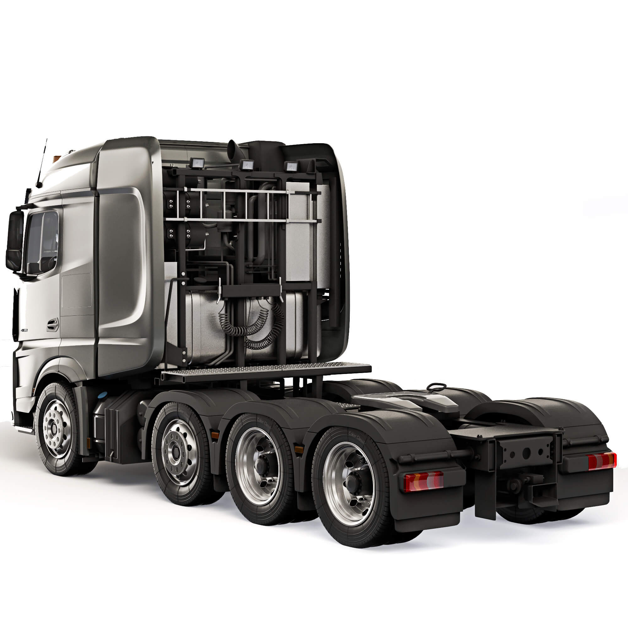 Mercedes-Benz Arocs 4163 8x4 2020 3D Model by podshyvalov