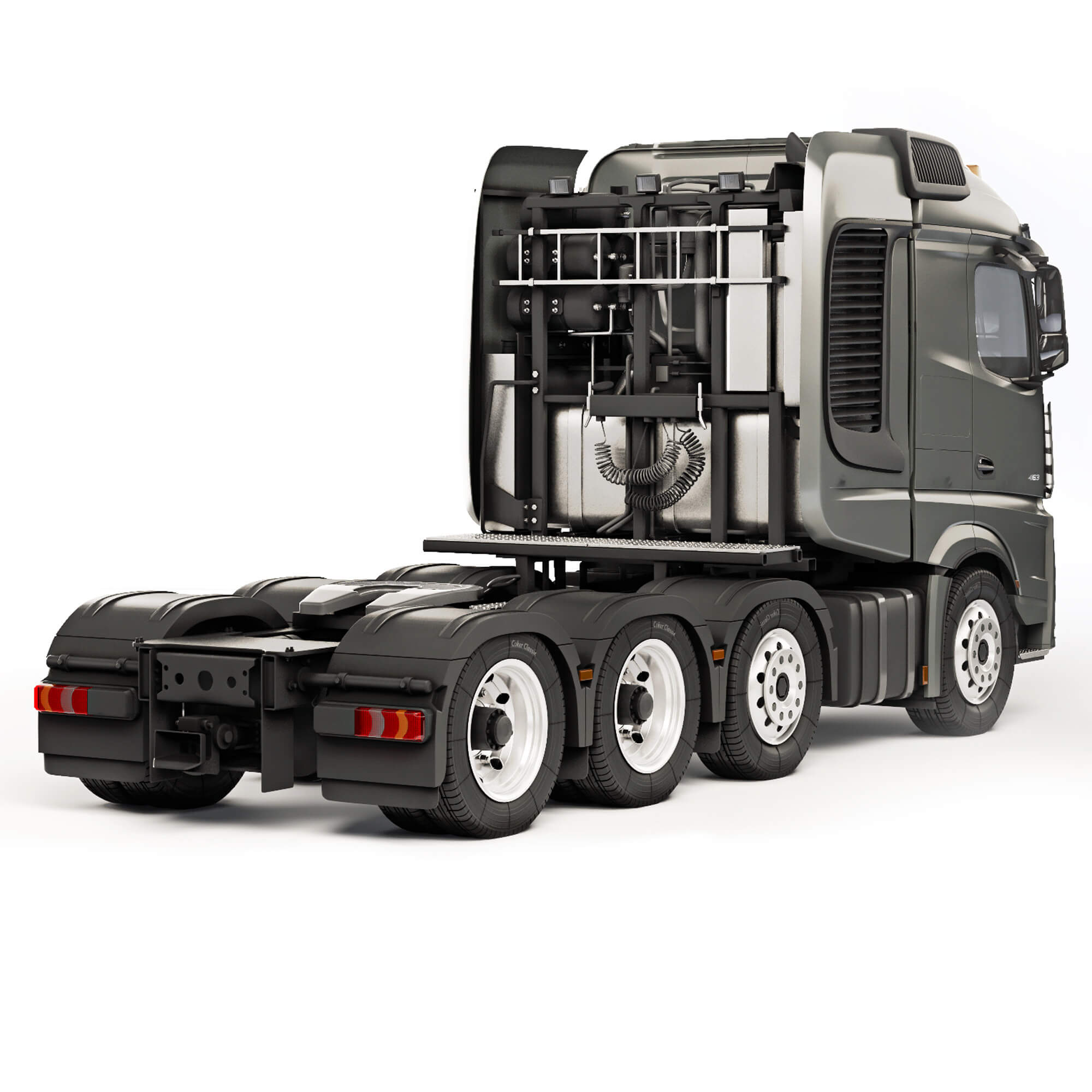 Mercedes-Benz Arocs 4163 8x4 2020 3D Model by podshyvalov