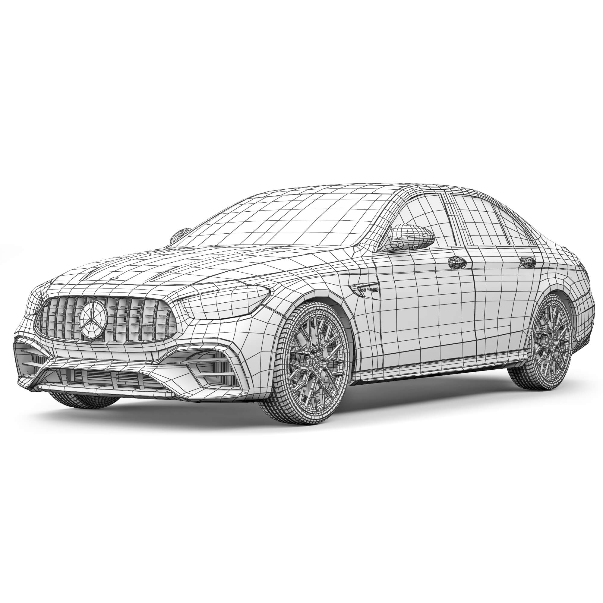 Mercedes-Benz E63 AMG 2021 3D Model by podshyvalov