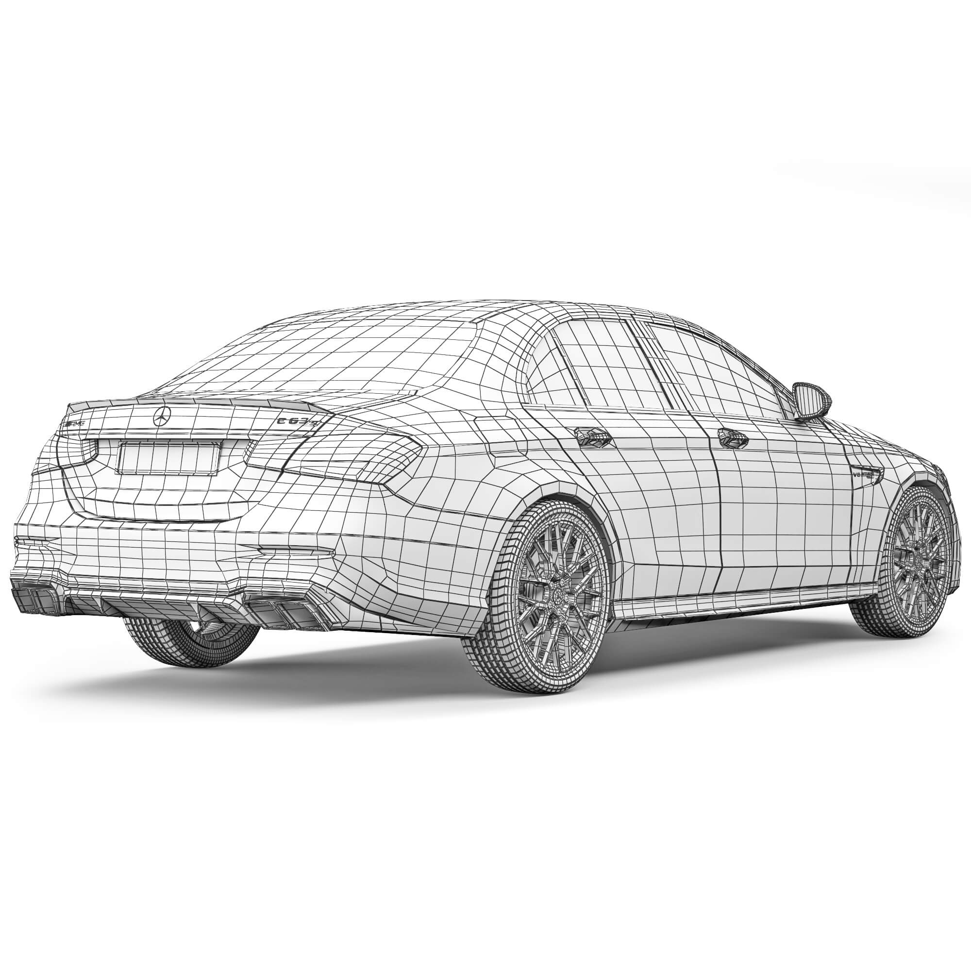 Mercedes-Benz E63 AMG 2021 3D Model by podshyvalov