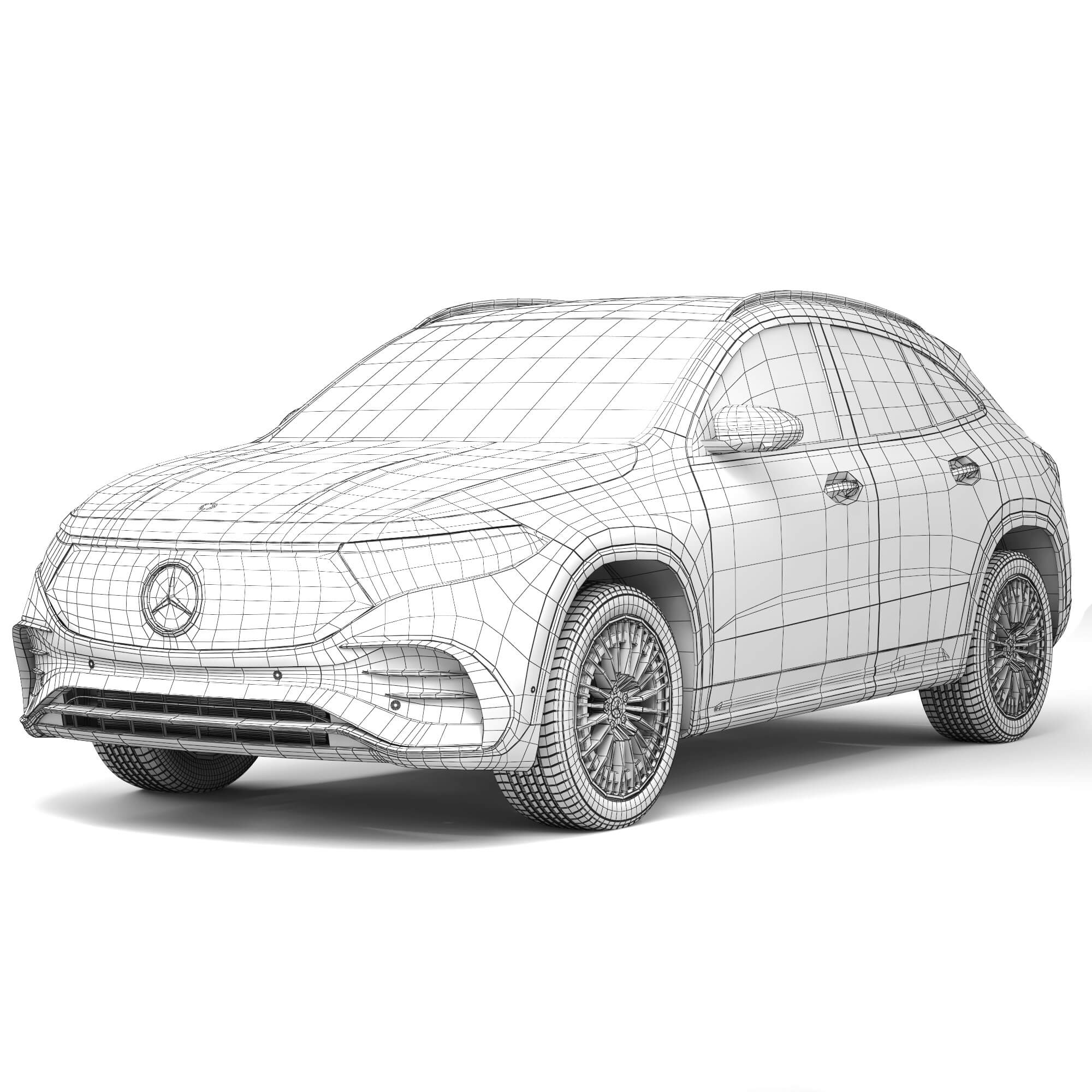 Mercedes-Benz EQA 2024 3D Model by podshyvalov