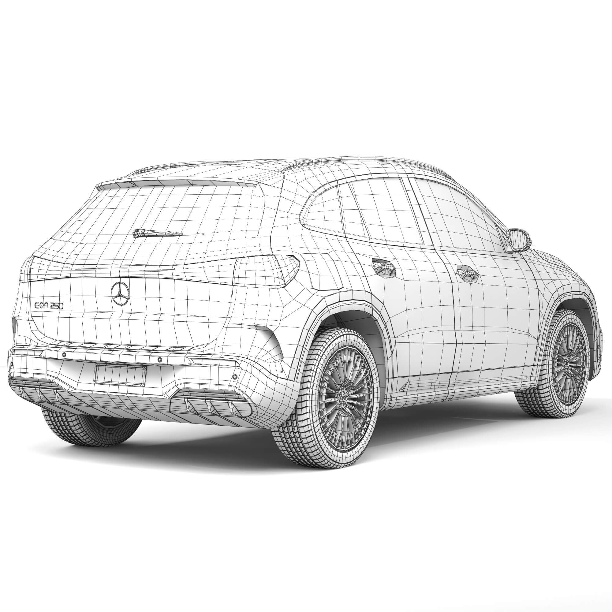 Mercedes-Benz EQA 2024 3D Model by podshyvalov