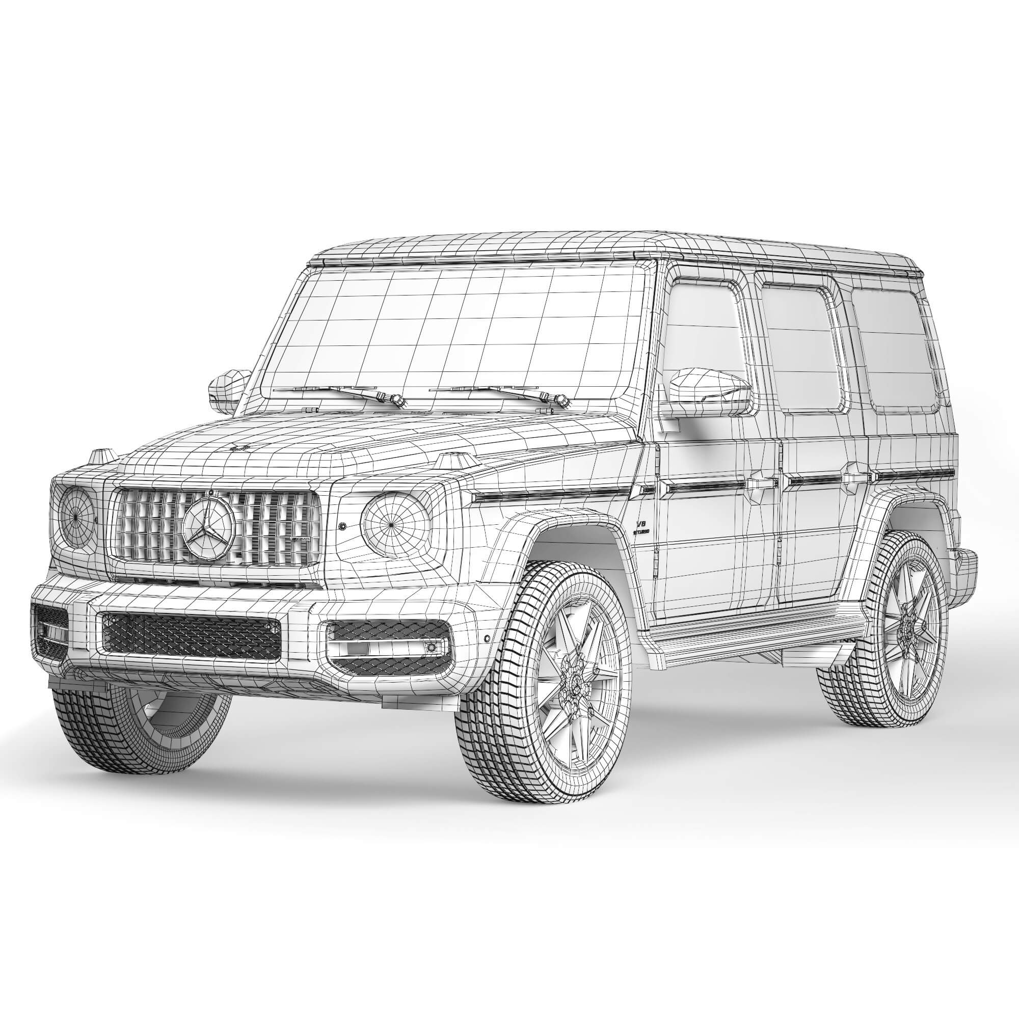 Mercedes-Benz G63 AMG 2019 3D Model by podshyvalov