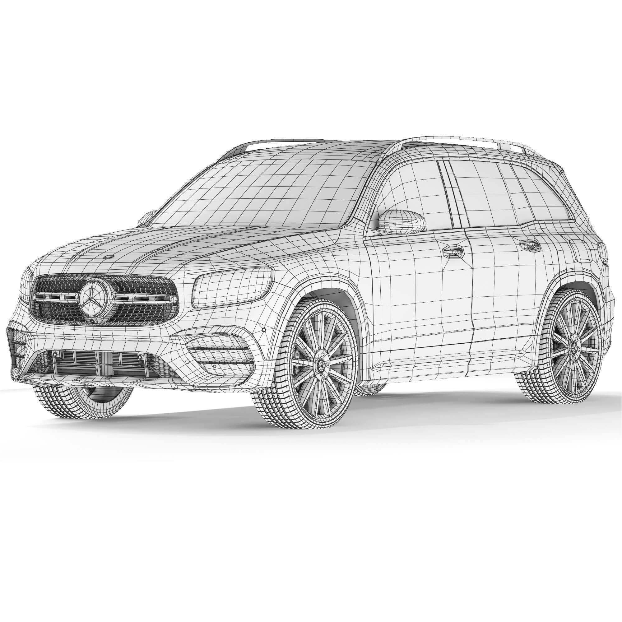 Mercedes-Benz GLB 220D 2020 3D Model by podshyvalov