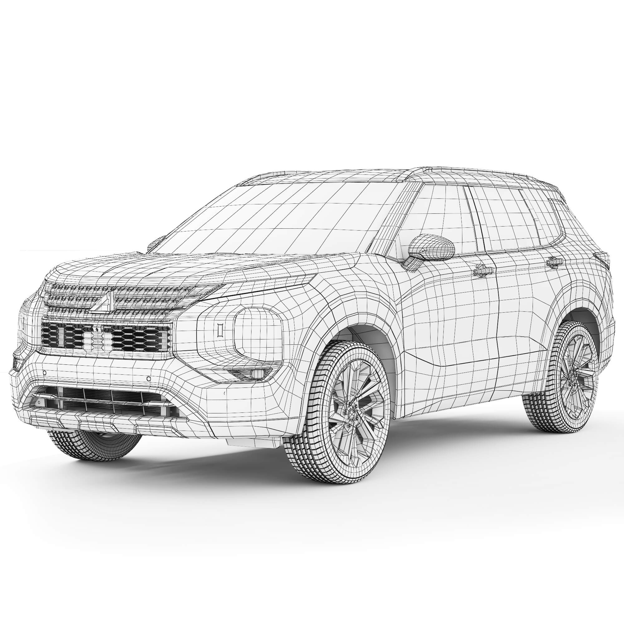 Mitsubishi Outlander 2022 - 3D Model by podshyvalov