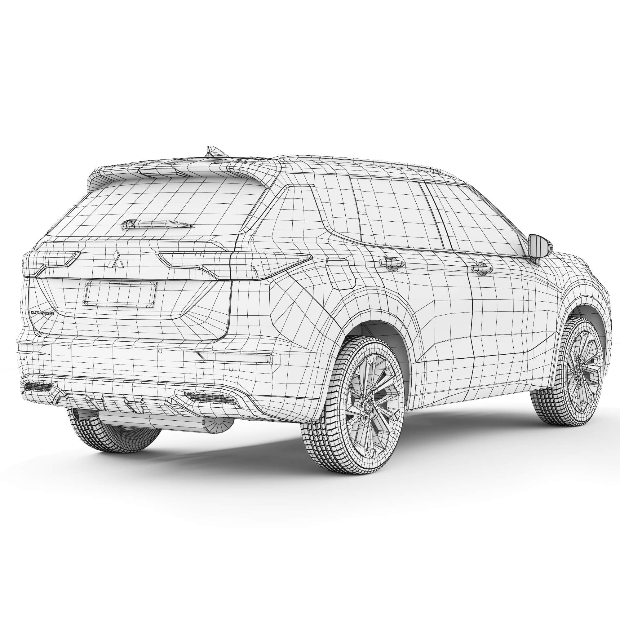 Mitsubishi Outlander 2022 - 3D Model by podshyvalov