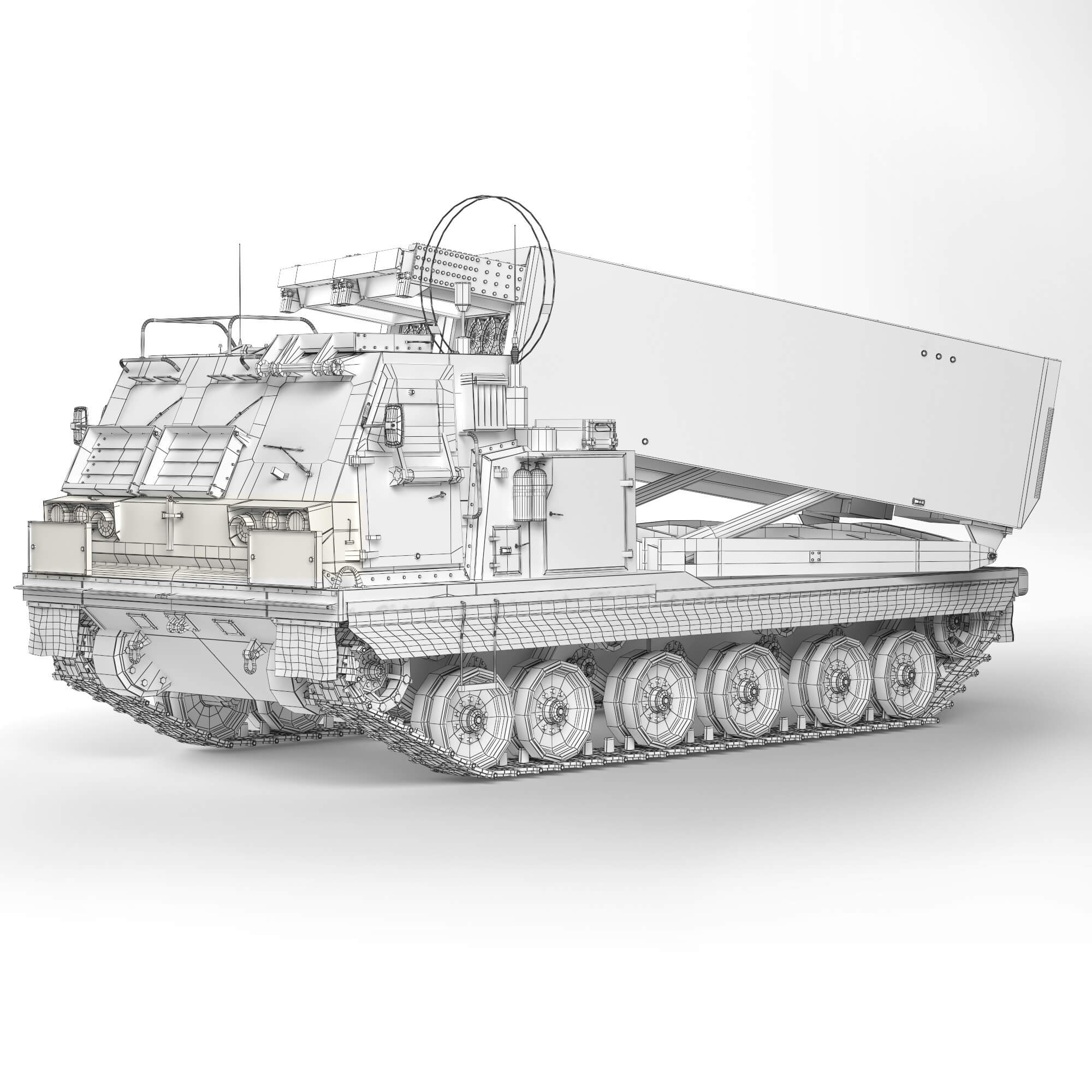 MLRS Mars II 1996 - 3D Model by podshyvalov