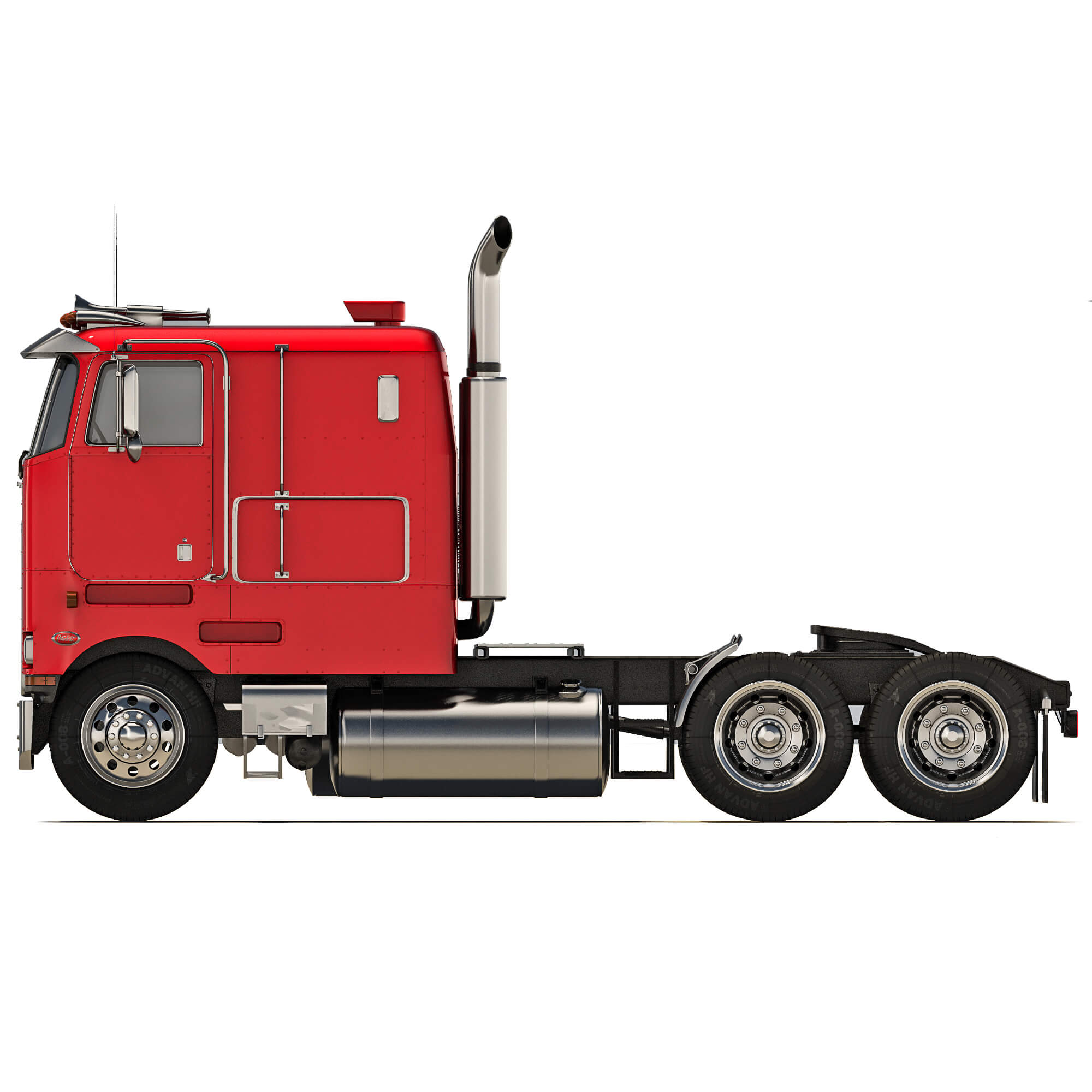 Peterbilt 362 6x4 1981 - 3D Model by podshyvalov