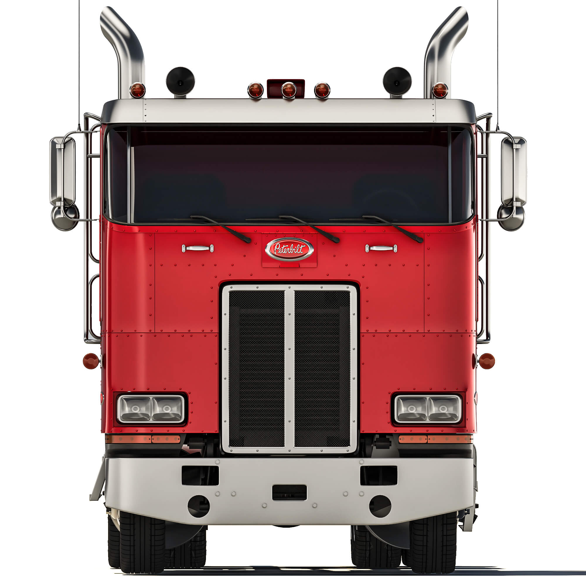 Peterbilt 362 6x4 1981 - 3D Model by podshyvalov