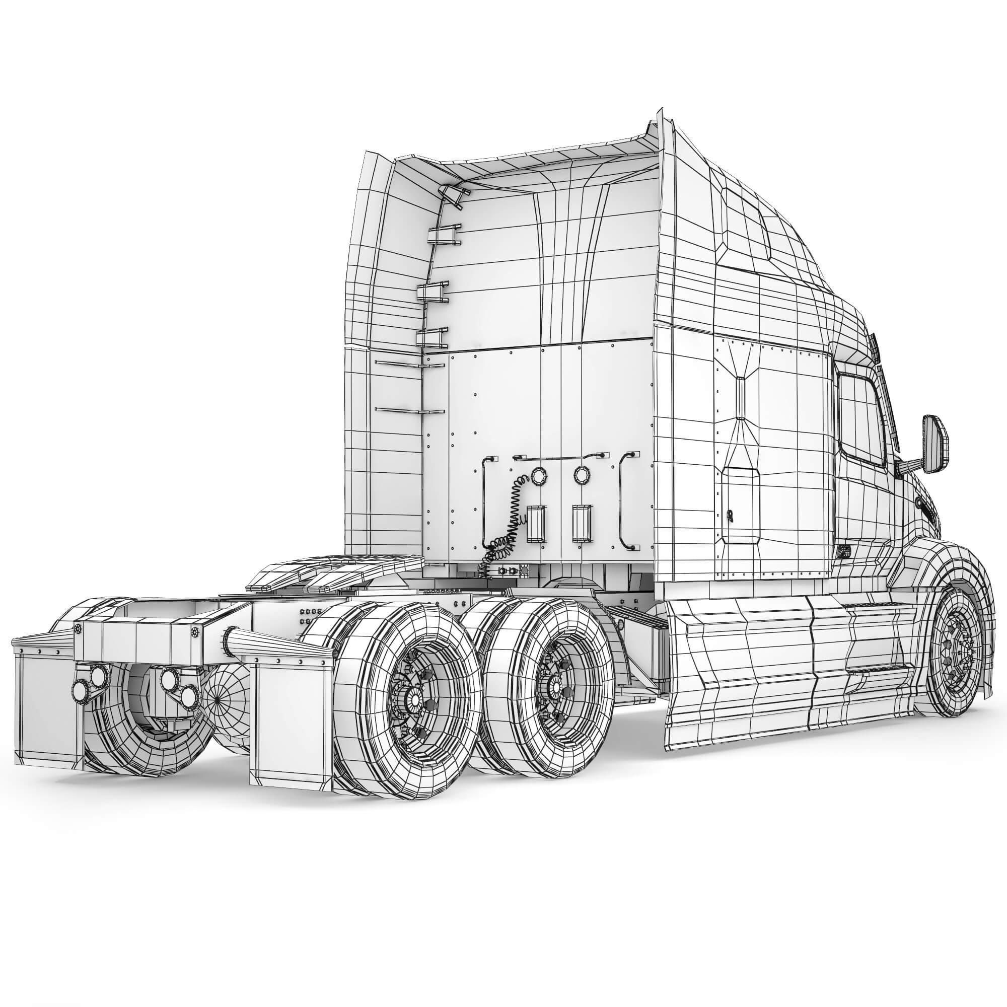 Peterbilt 579 Ultraloft 2025 - 3D Model by podshyvalov