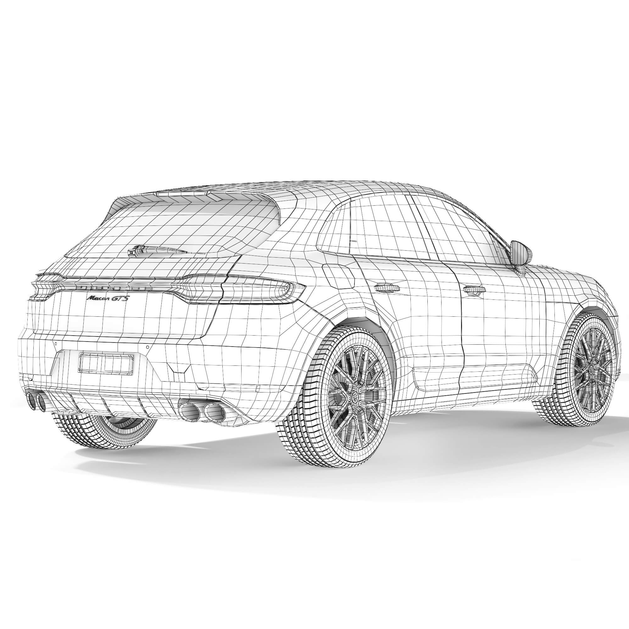 Porsche Macan GTS 2020 - 3D Model by podshyvalov