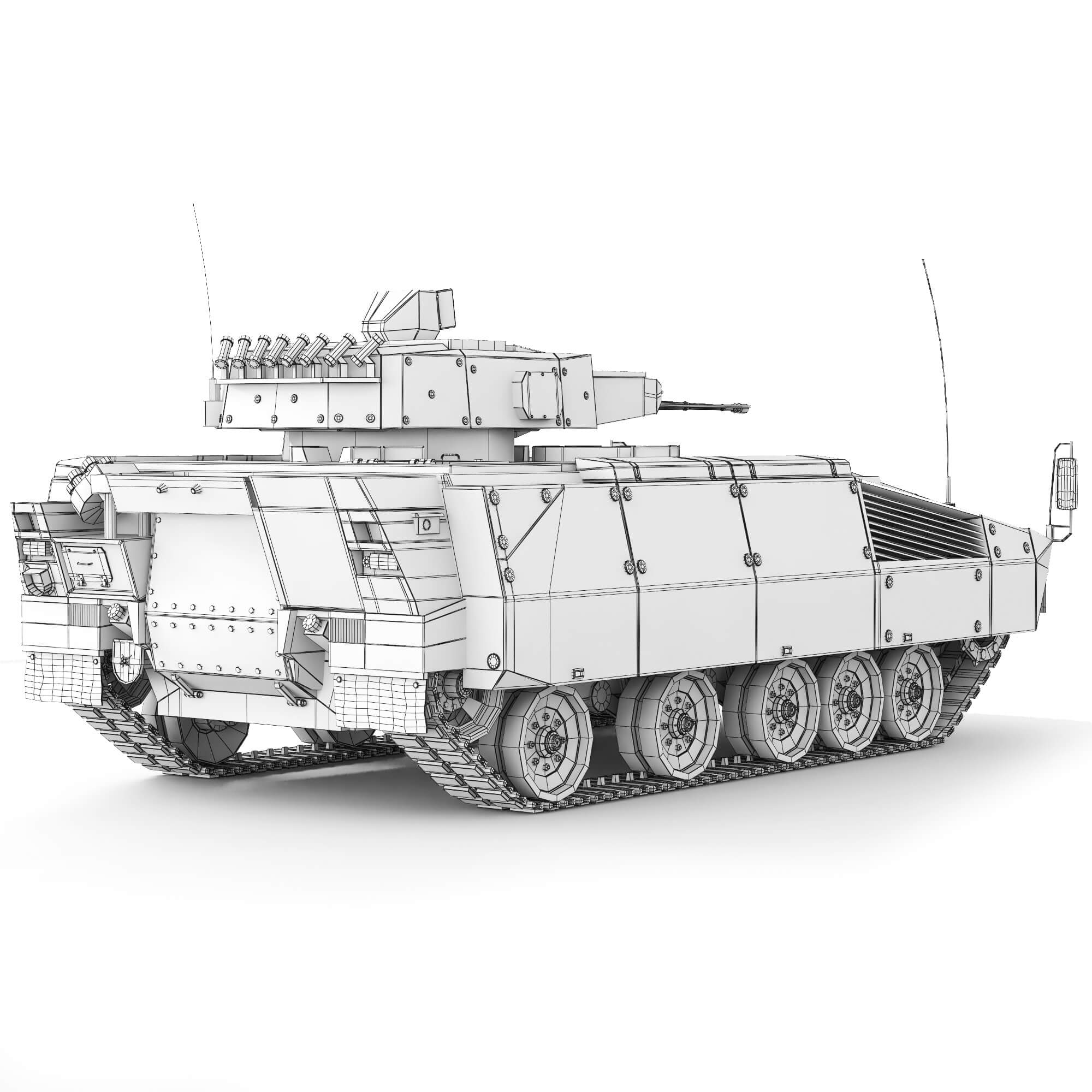 Puma A IFV 2009 - 3D Model by podshyvalov