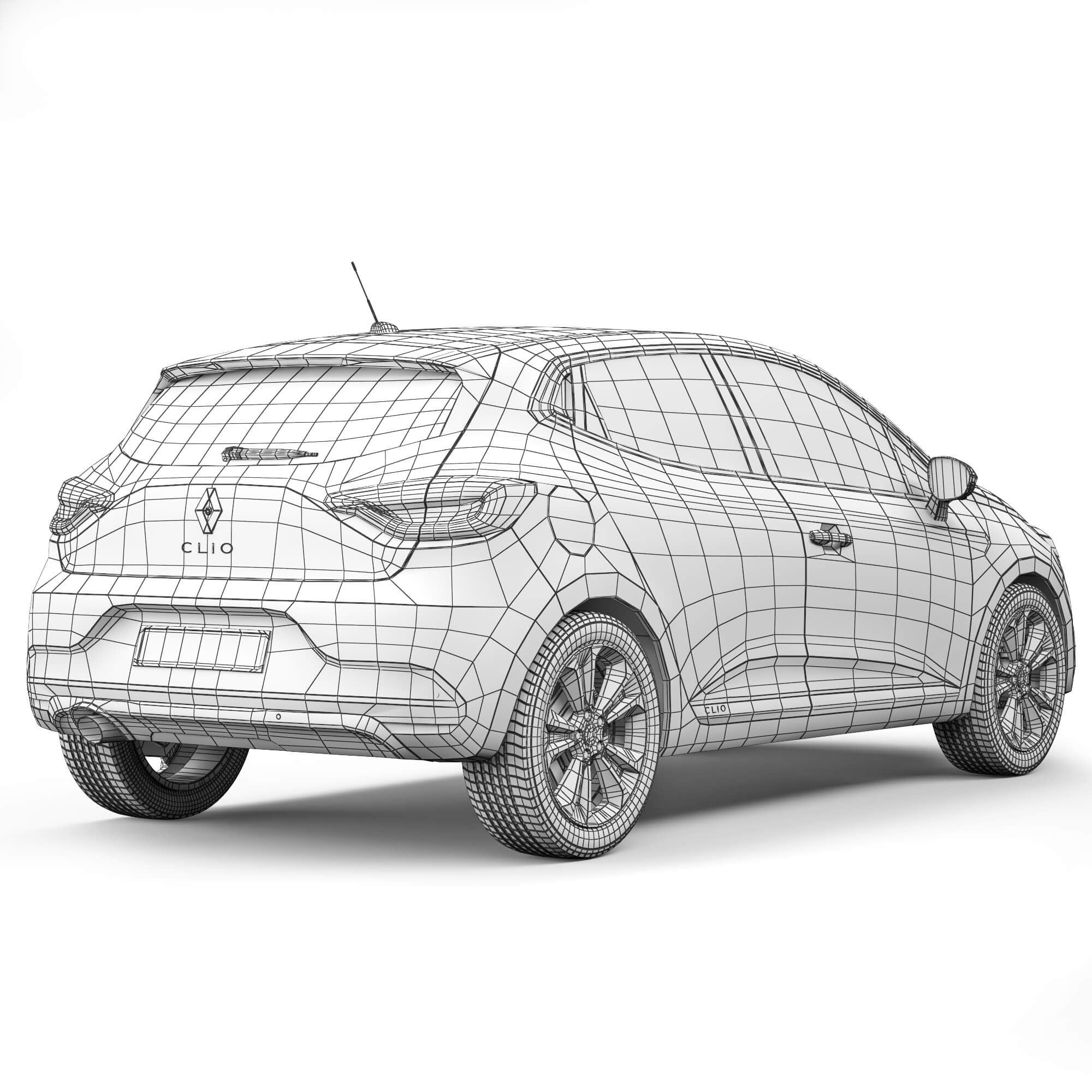 Renault Clio 2019 - 3D Model by podshyvalov