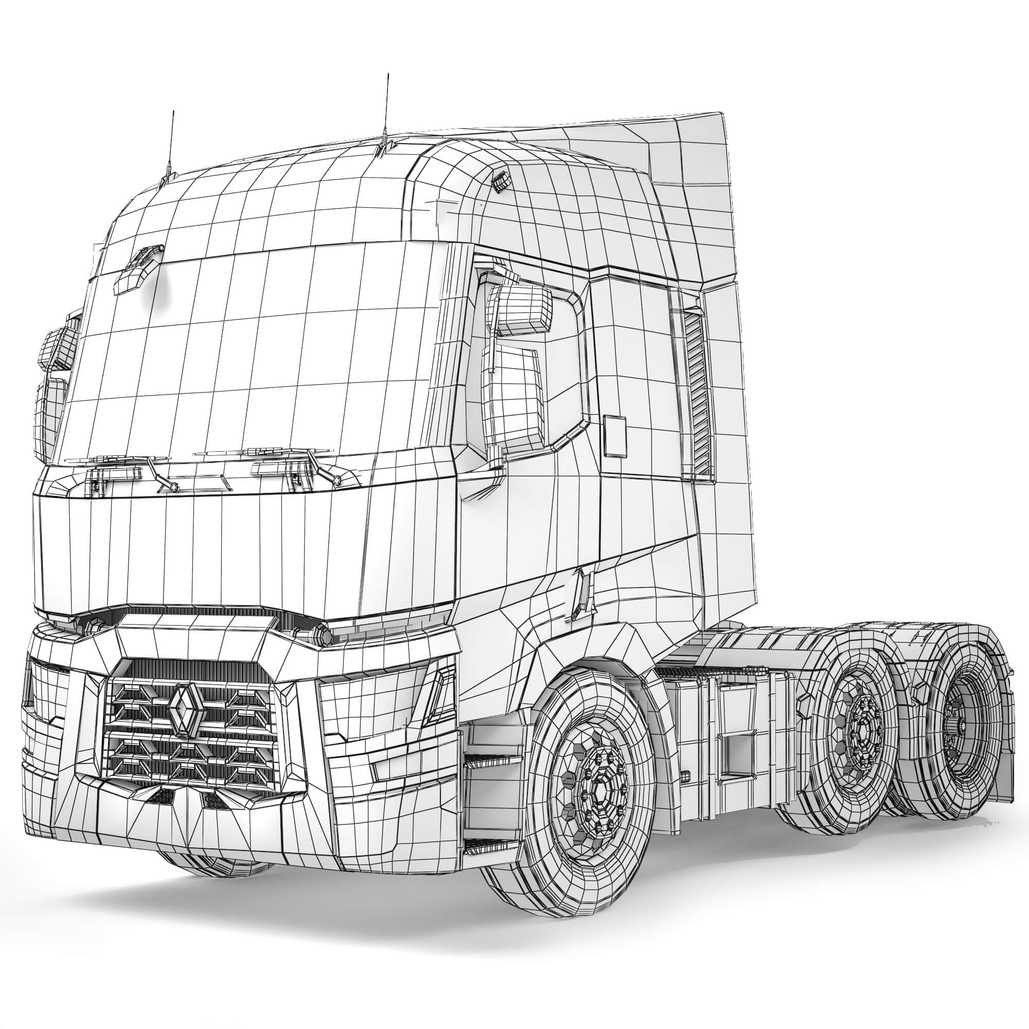 Renault T460 2015 - 3D Model by podshyvalov