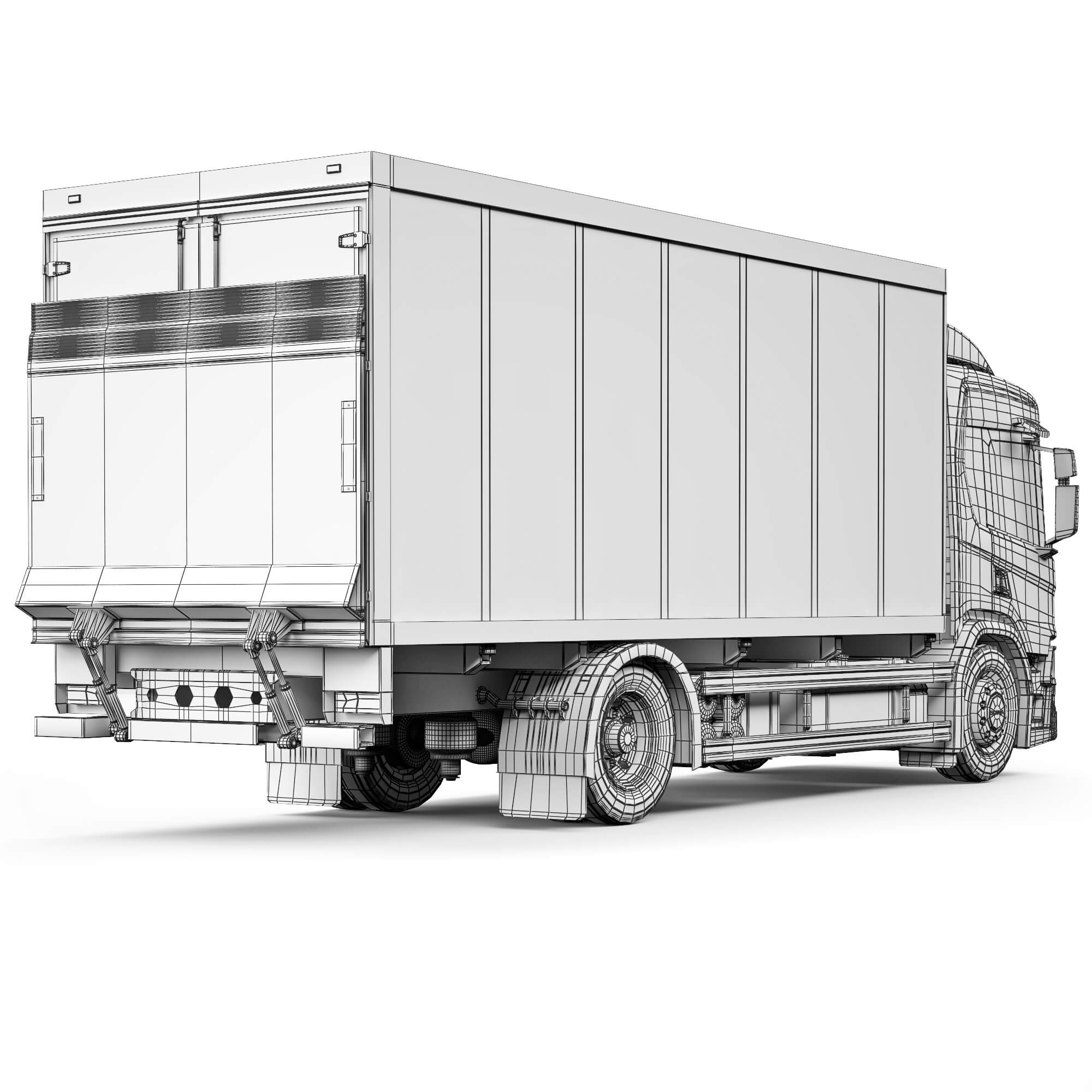 Scania P500 lorry truck 2018 - 3D Model by podshyvalov