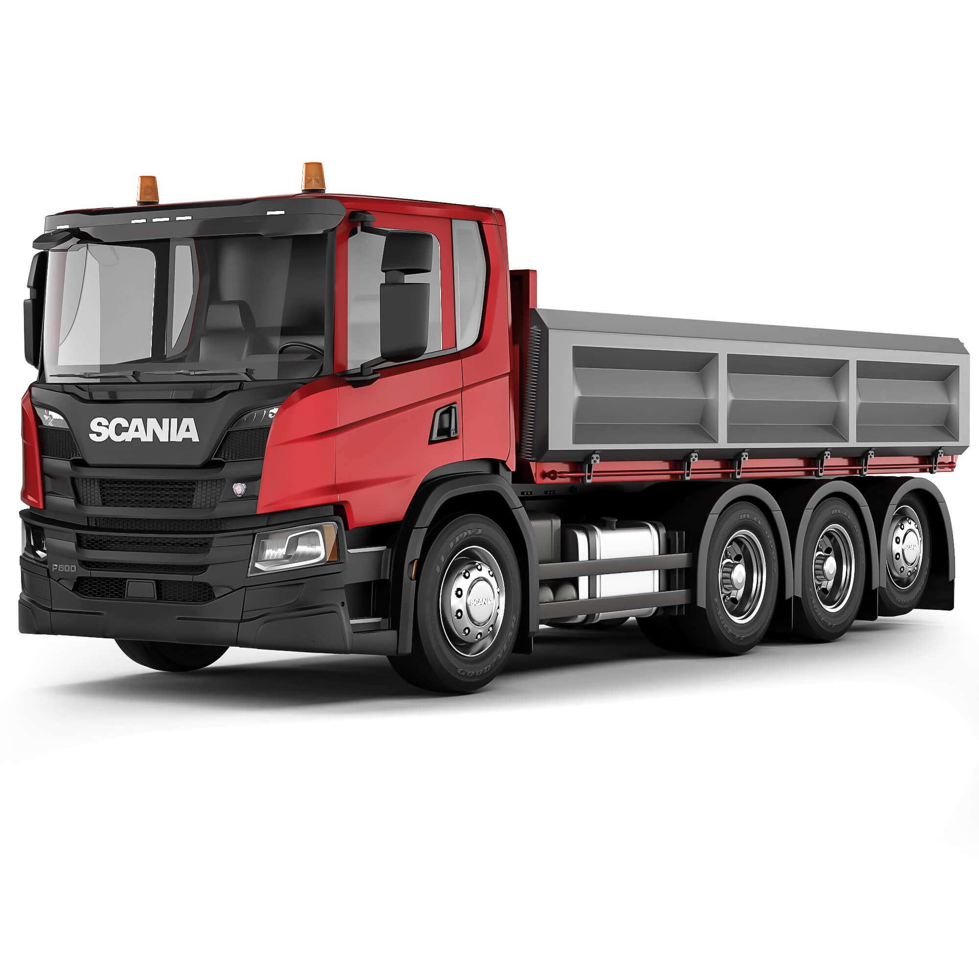 Scania P500 Tipper 2018 - 3D Model by podshyvalov