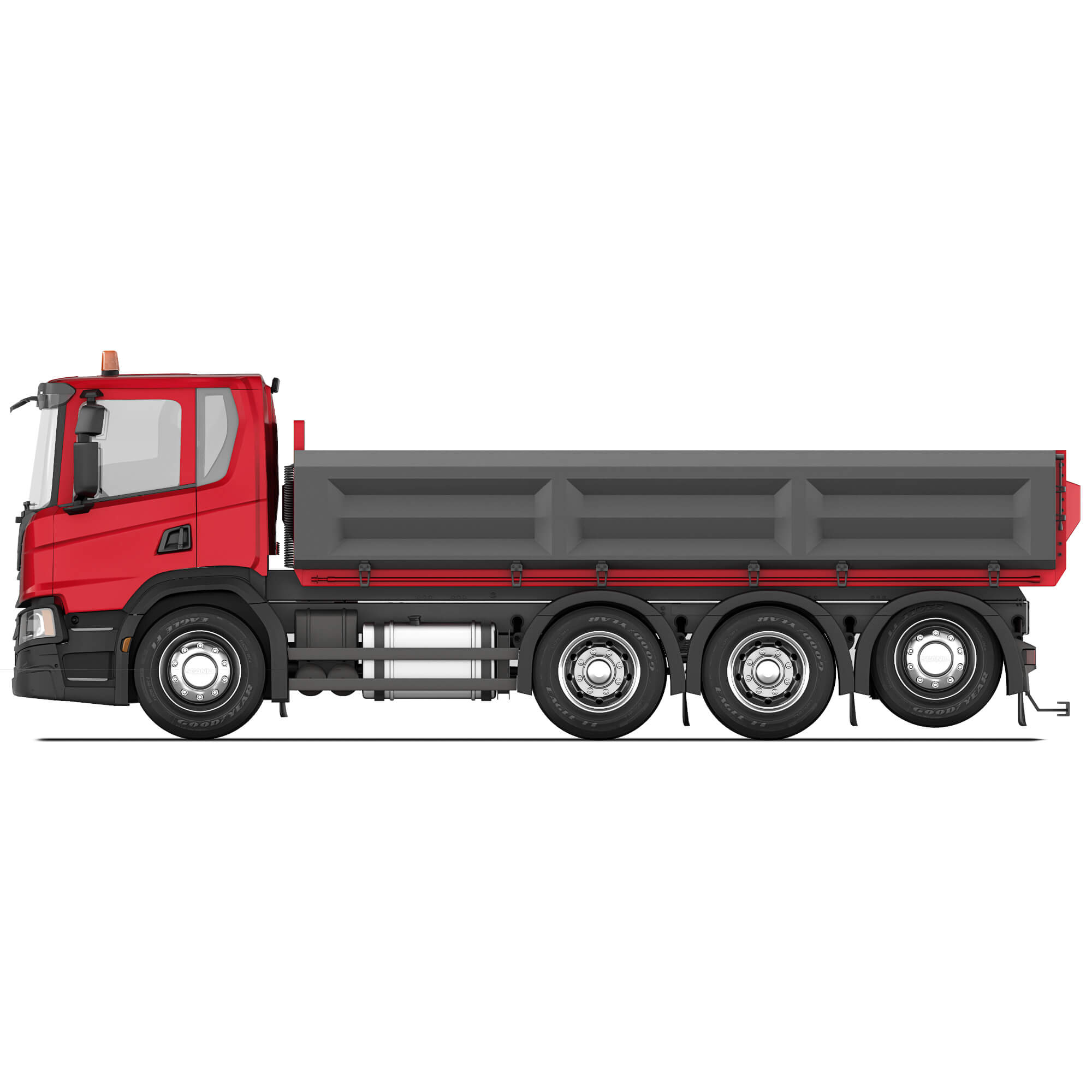 Scania P500 Tipper 2018 - 3D Model by podshyvalov