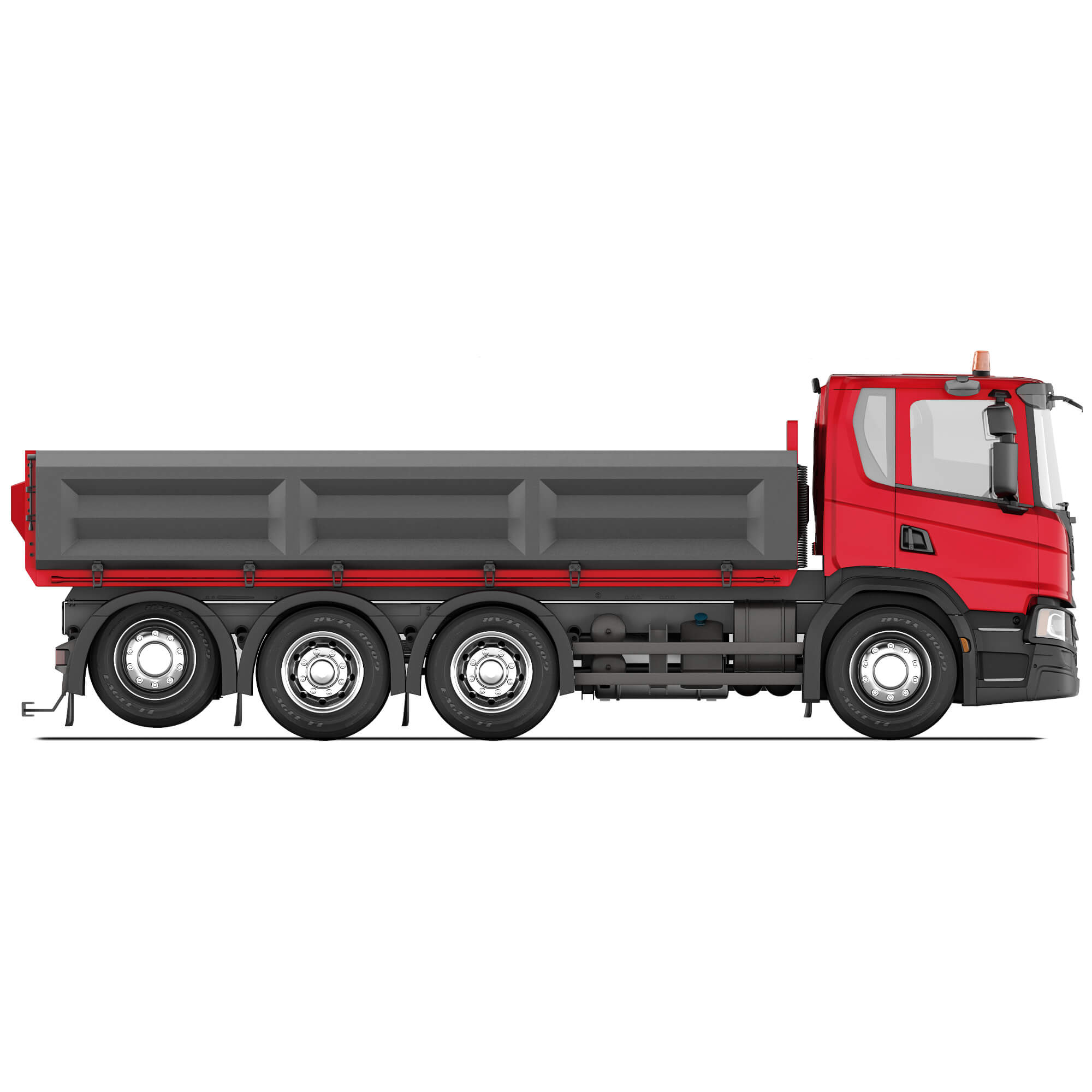 Scania P500 Tipper 2018 - 3D Model by podshyvalov