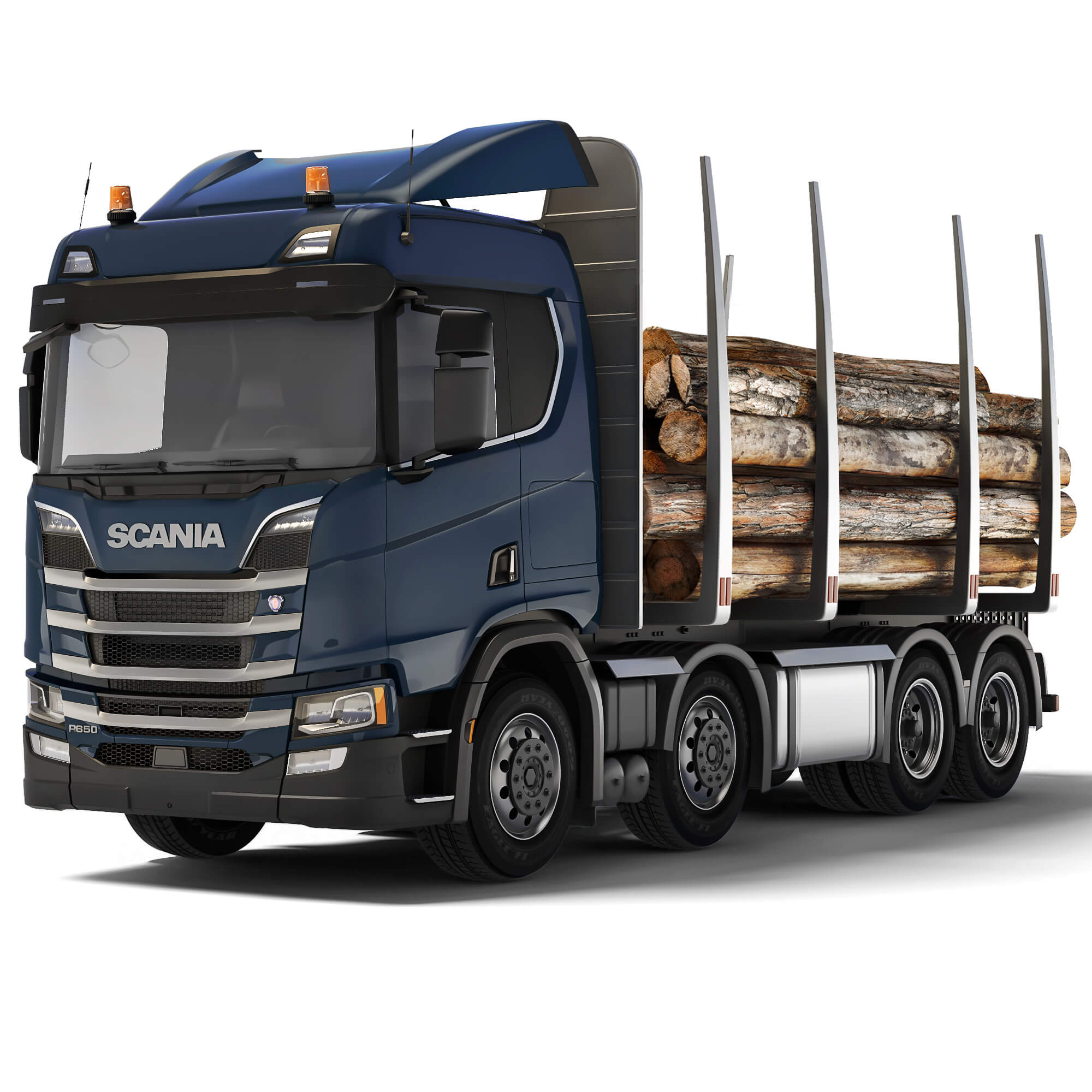 Scania R650 Timber 2020 - 3D Model by podshyvalov