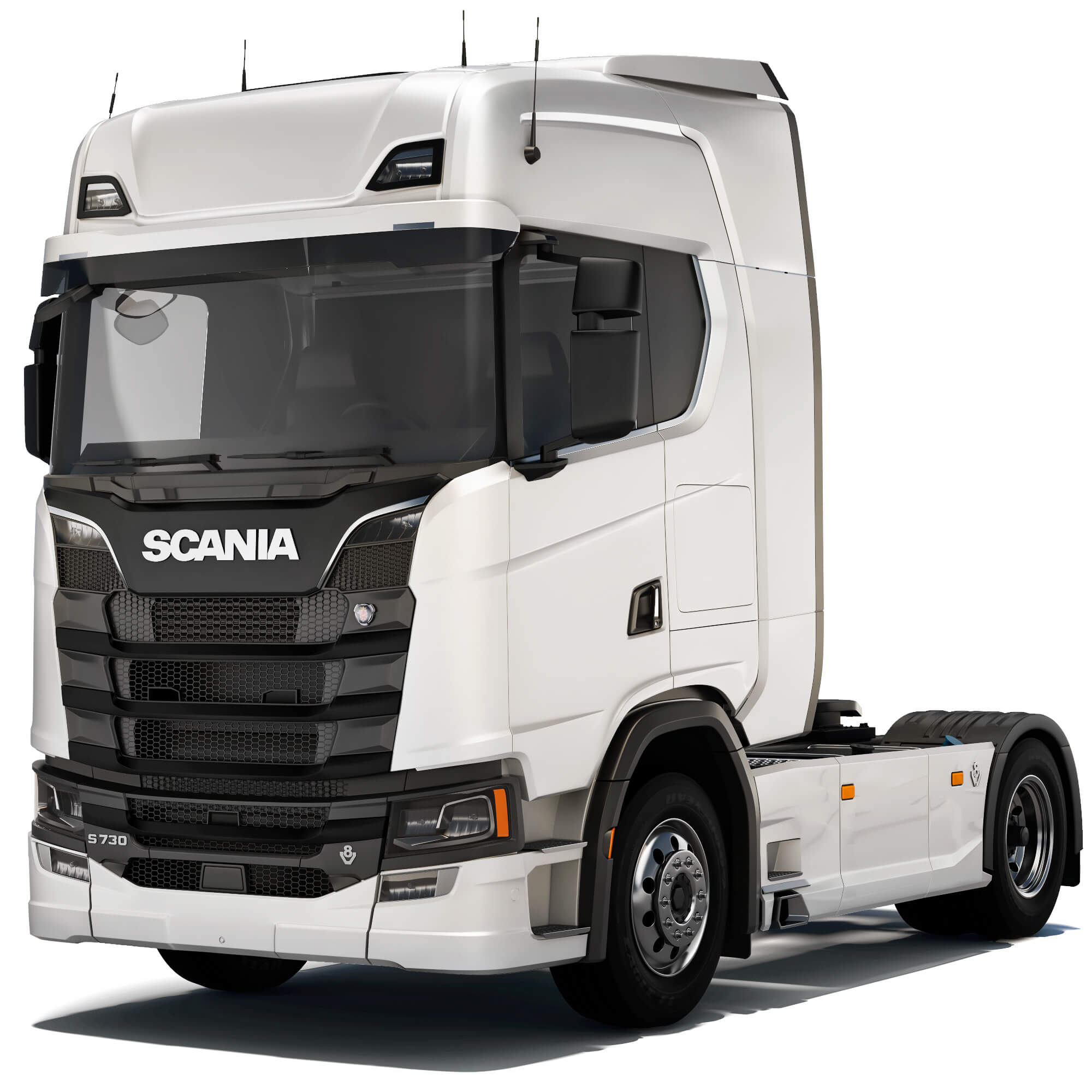 Scania S730 4 2 2017 - 3D Model by podshyvalov