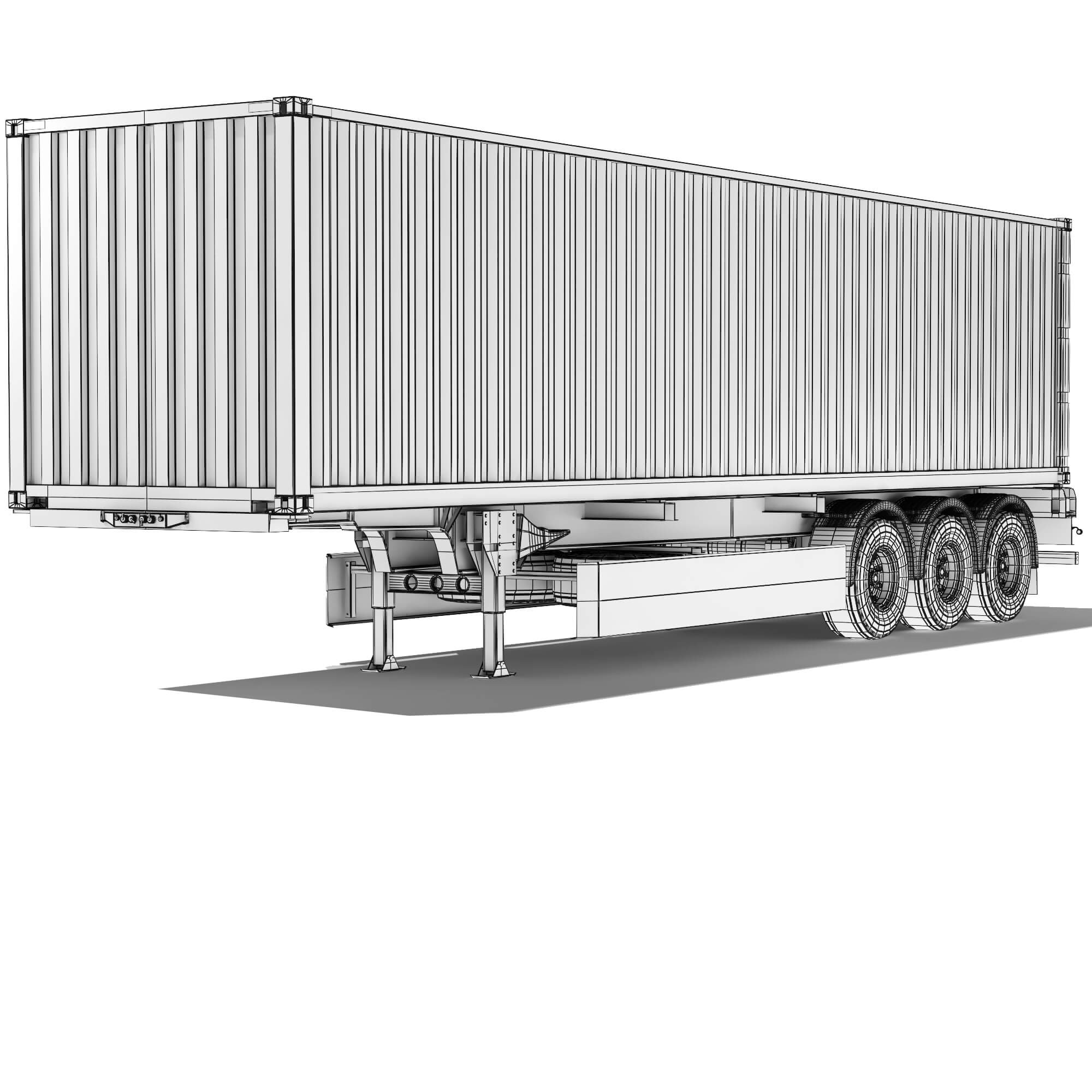 Schmitz Cargobull SCF 24 G 40 LX 2023 - 3D Model by podshyvalov