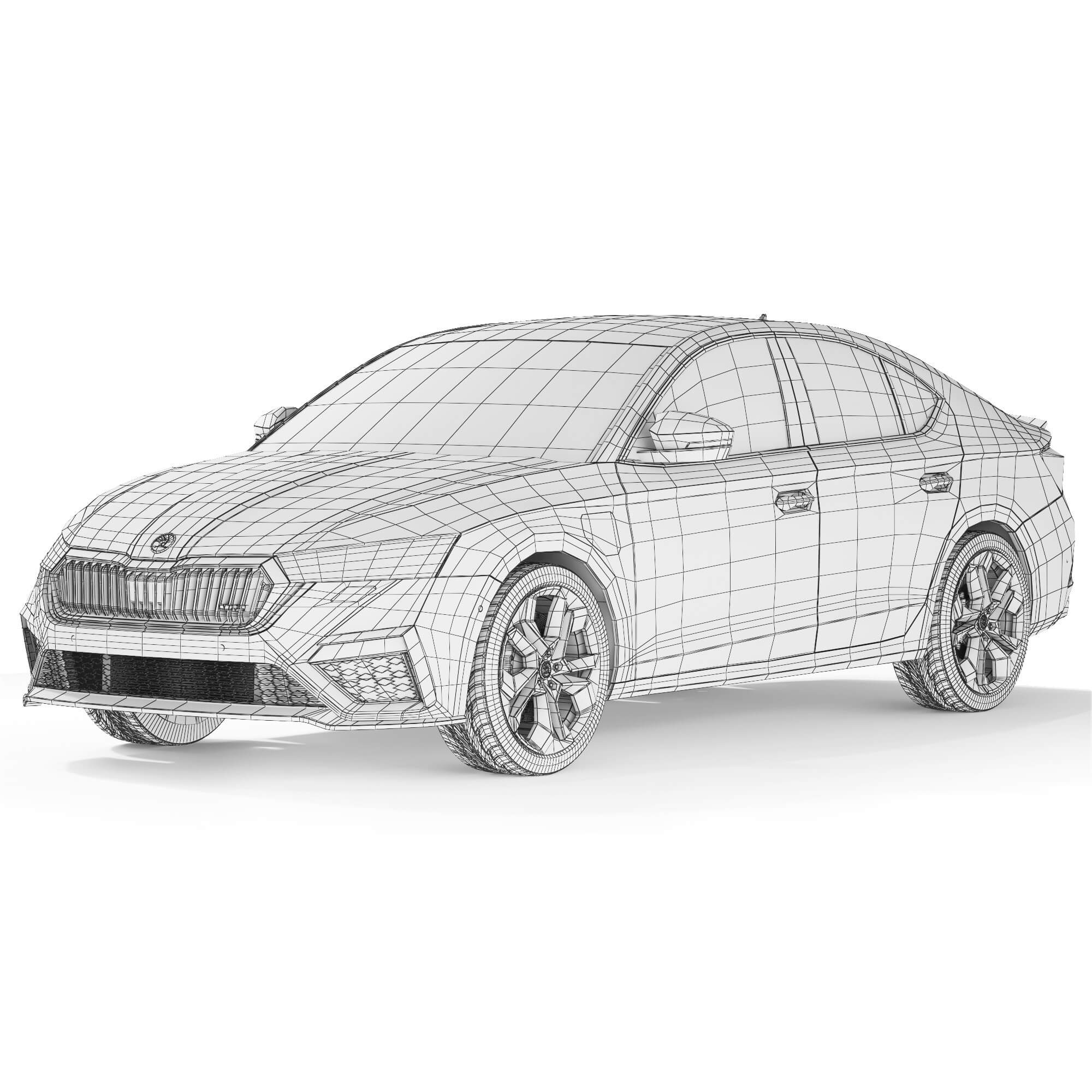 Skoda Octavia RS 2020 - 3D Model by podshyvalov