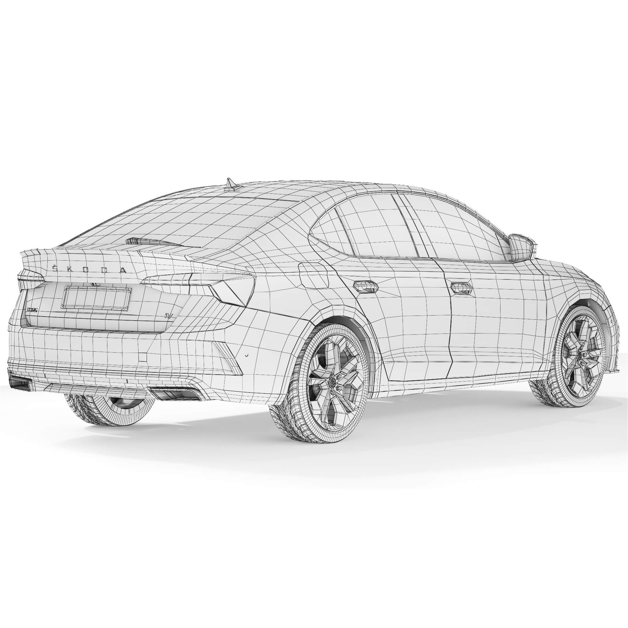 Skoda Octavia RS 2020 - 3D Model by podshyvalov