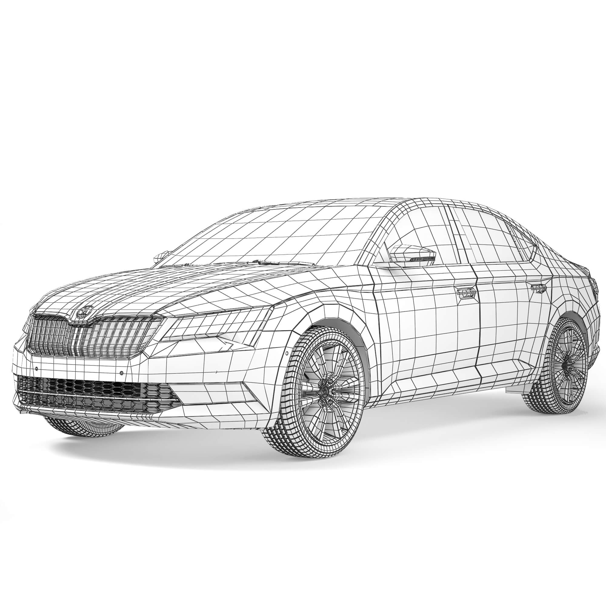 Skoda Superb 2018 - 3D Model by podshyvalov