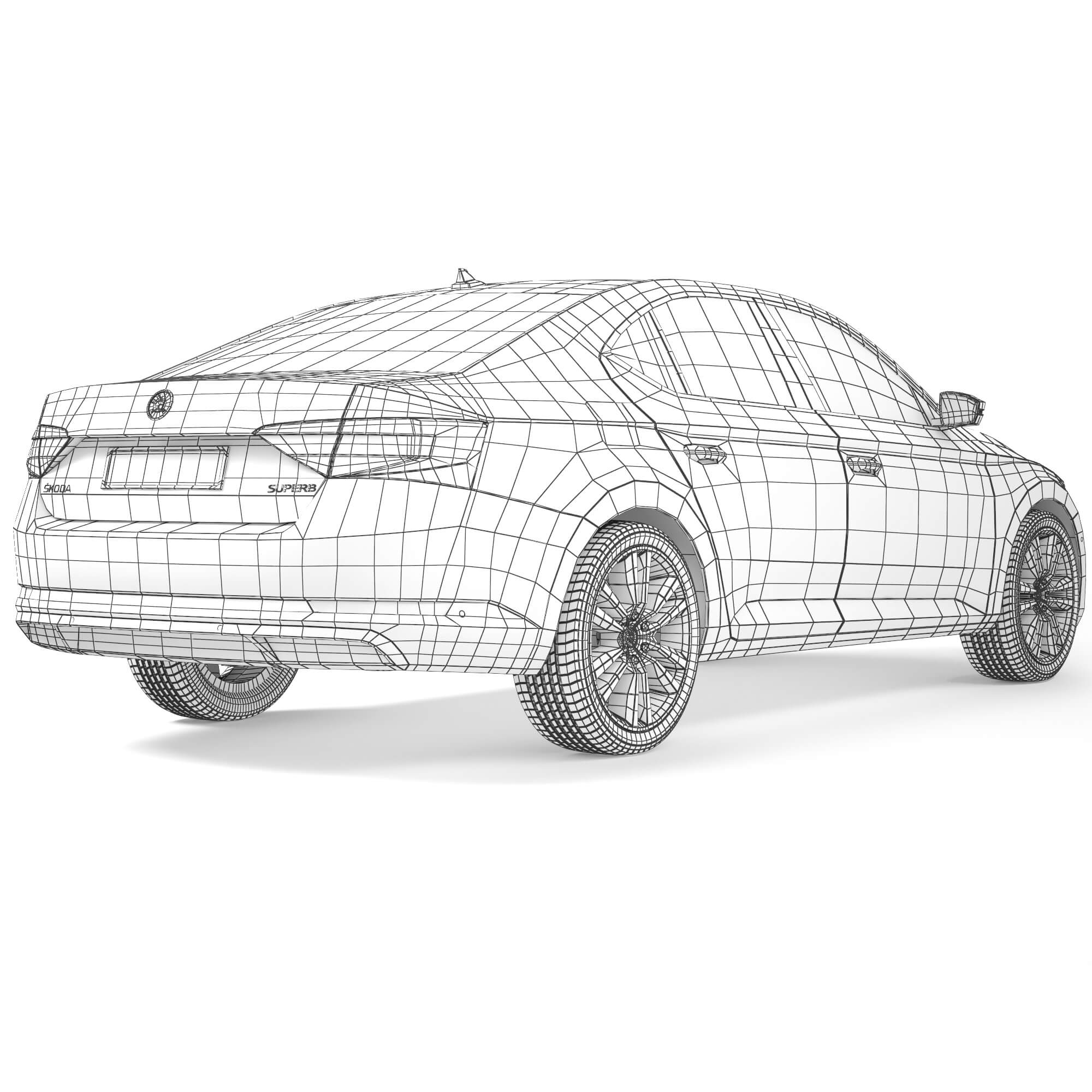 Skoda Superb 2018 - 3D Model by podshyvalov