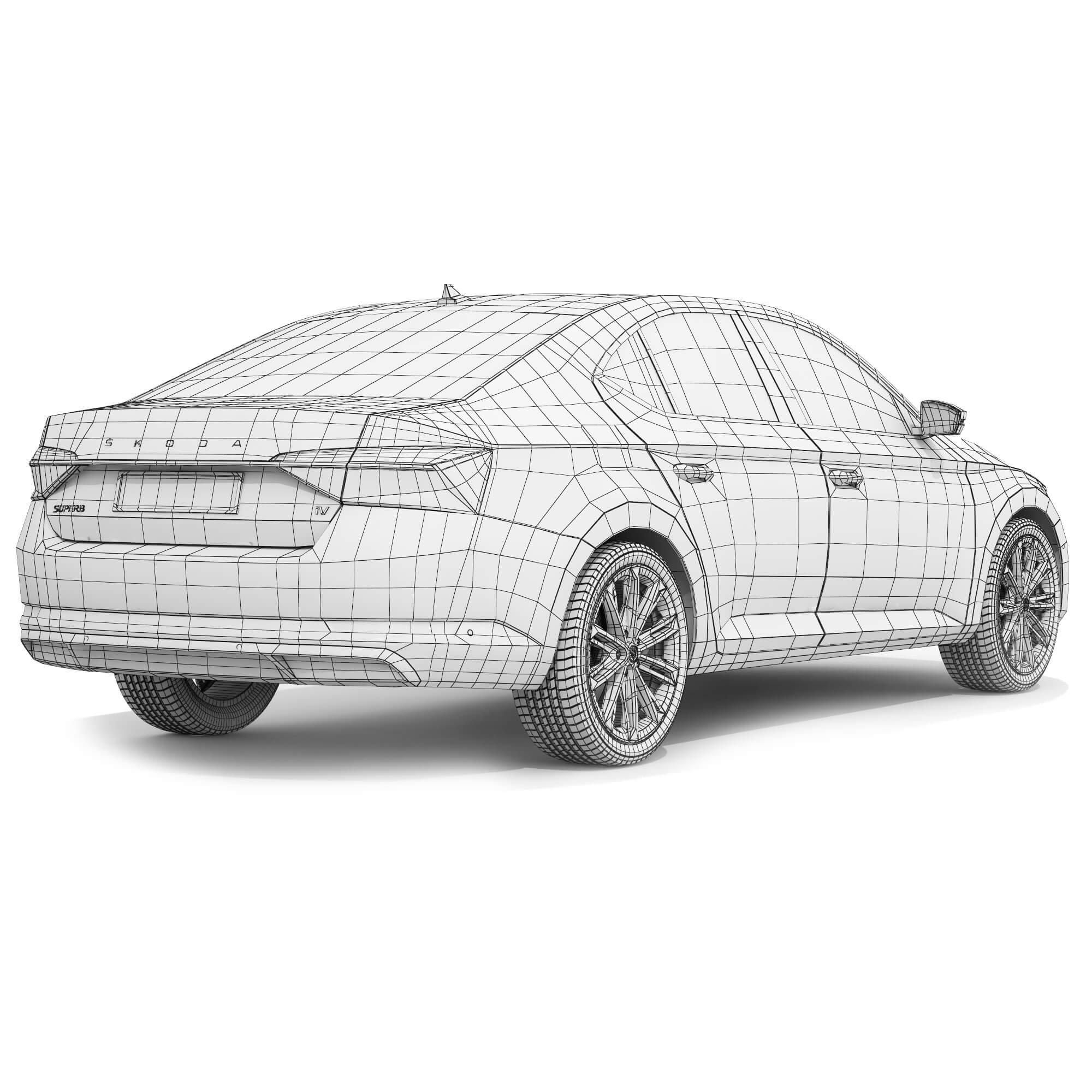 Skoda Superb IV 2020 - 3D Model by podshyvalov