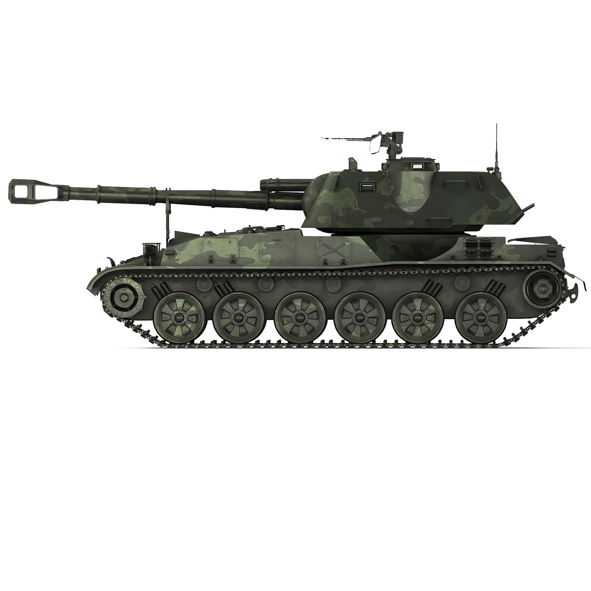 SPH 2S3 Akatsiya 1980 - 3D Model by podshyvalov