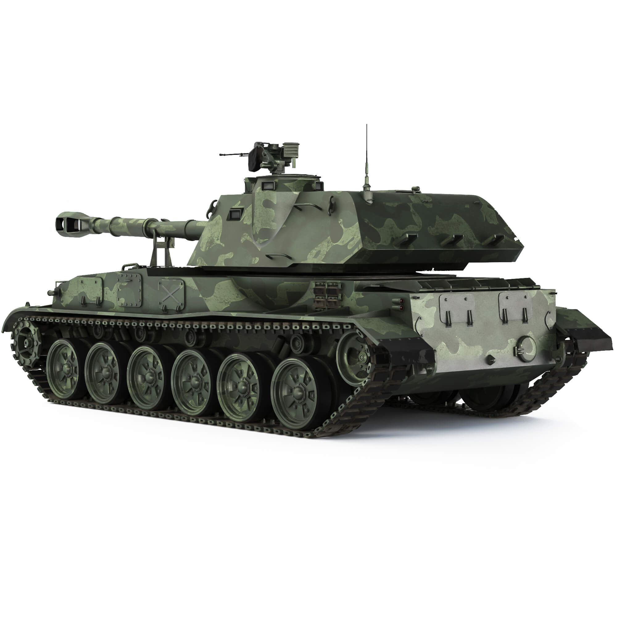 SPH 2S3 Akatsiya 1980 - 3D Model by podshyvalov