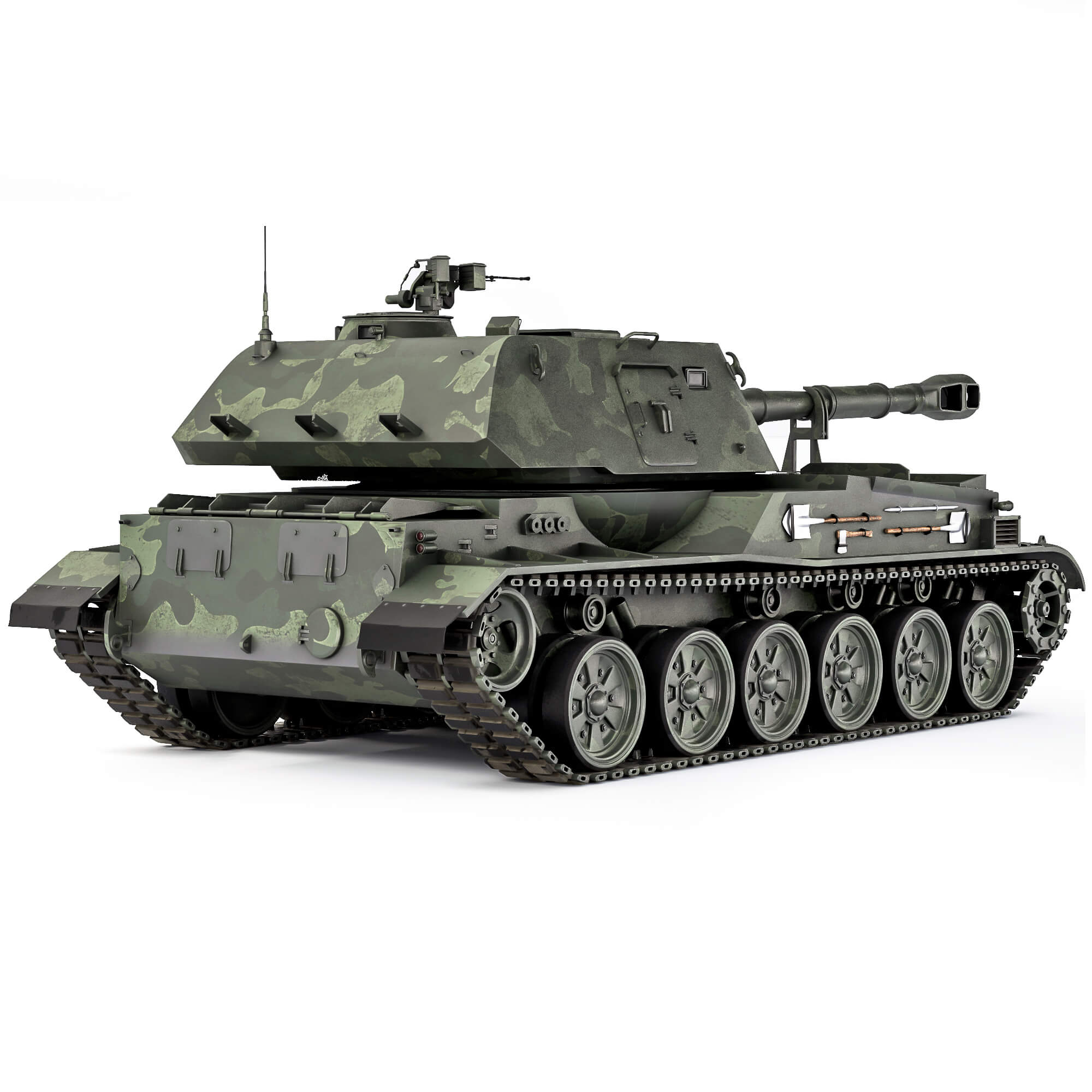 SPH 2S3 Akatsiya 1980 - 3D Model by podshyvalov