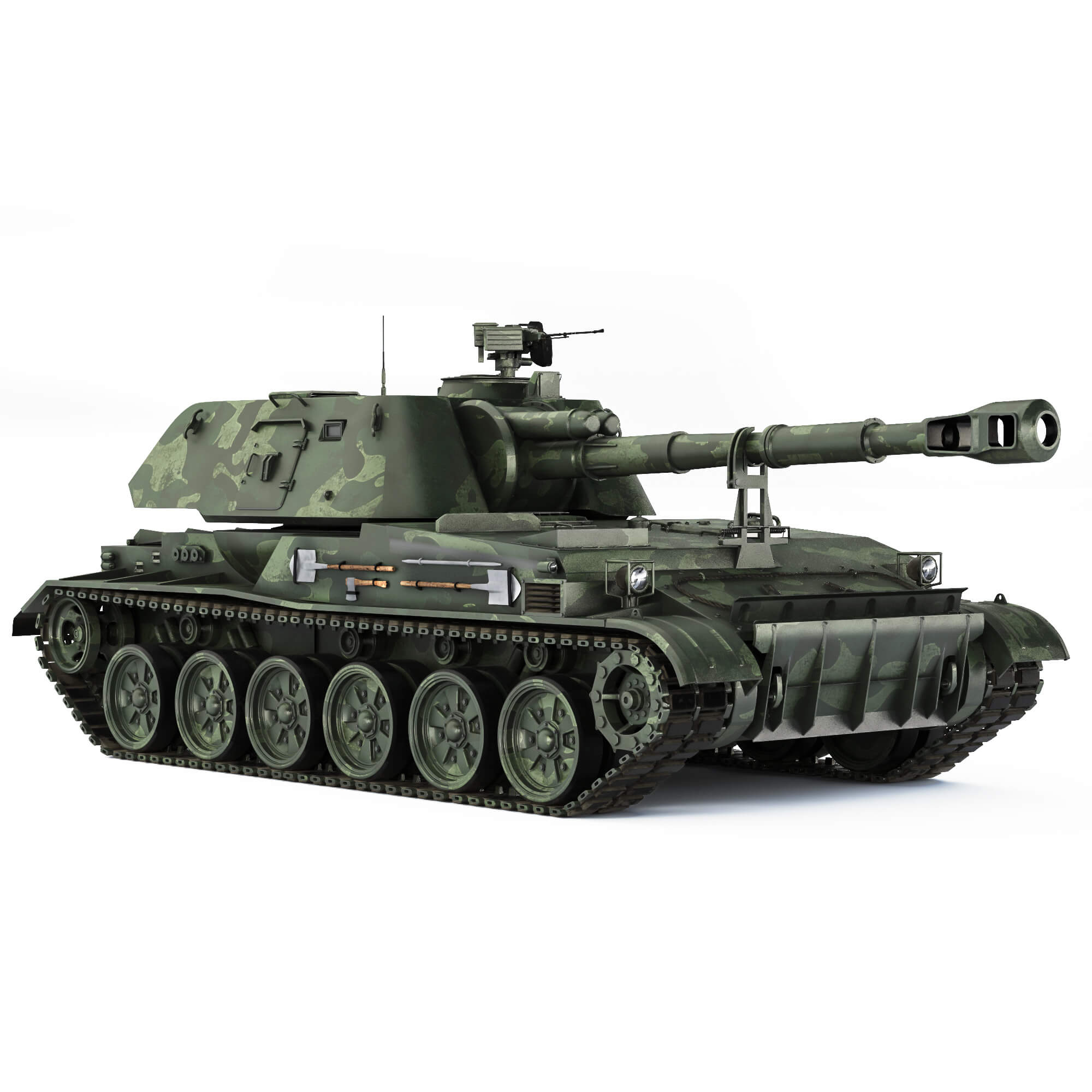 SPH 2S3 Akatsiya 1980 - 3D Model by podshyvalov