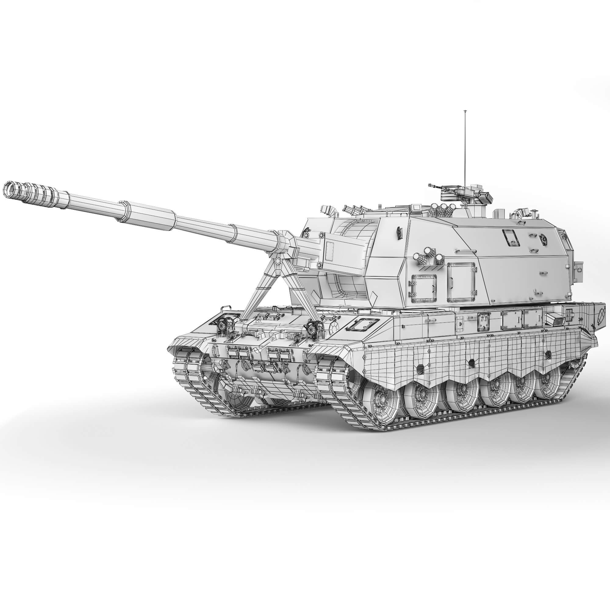 SPH 2S35 Coalition-SV 2015 3D Model by podshyvalov
